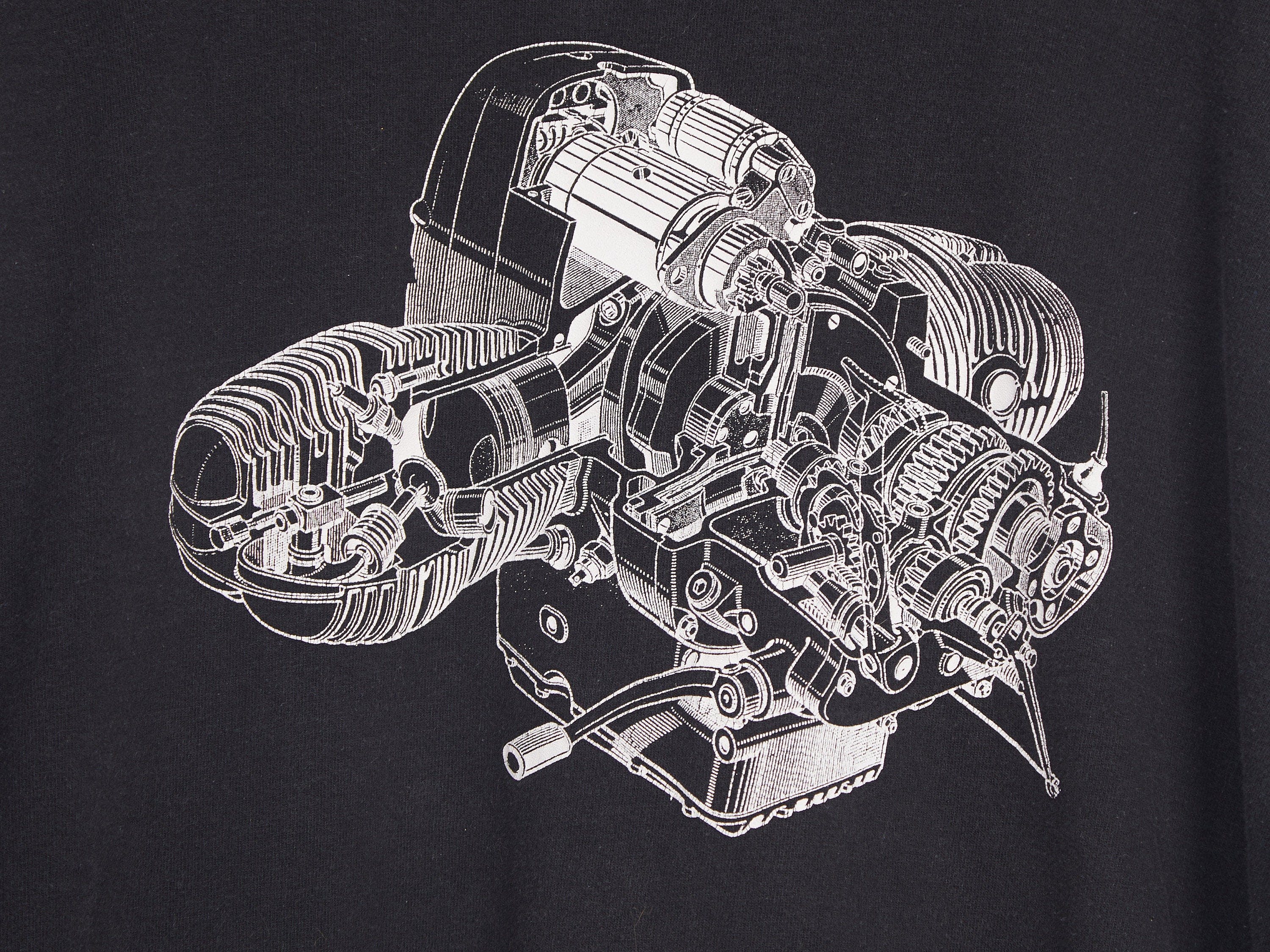 Vintage BMW Motorcycle Engine Long Sleeve T-Shirt | Shop THRILLING