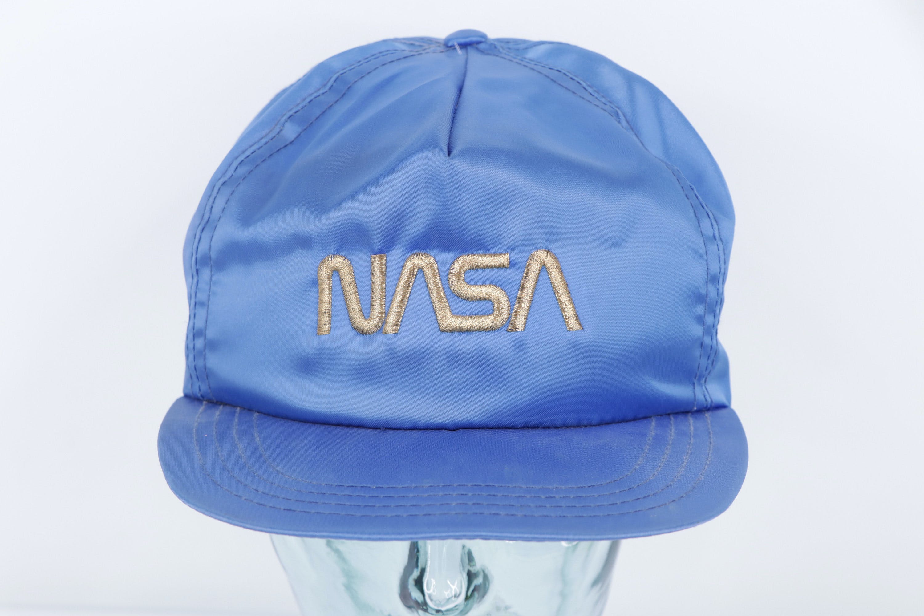 Vintage 90’s Blue NASA Stitched Snapback Hat by Identity Headwear ...