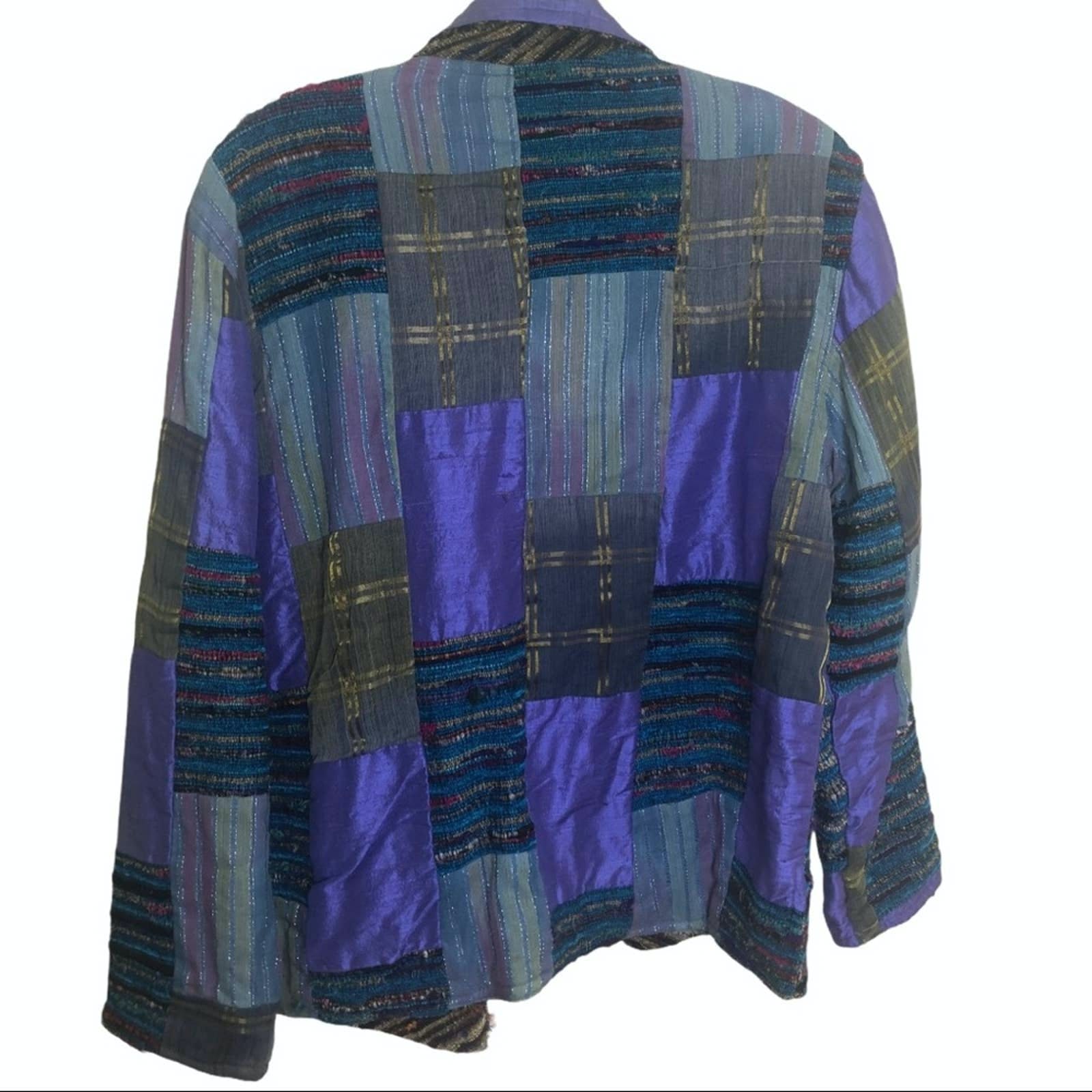 Vintage Multimedia Reversible Silk Jacket | Shop THRILLING