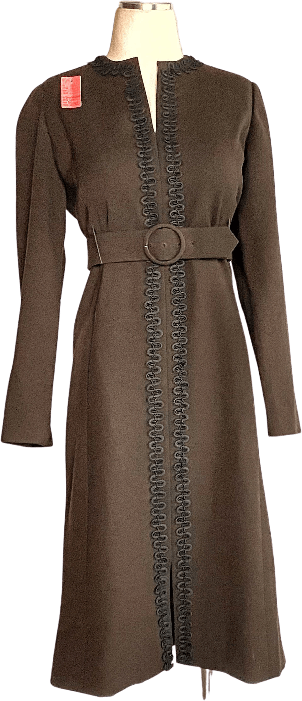 Vintage 60's Brown Wool Sheath Dress | Shop THRILLING