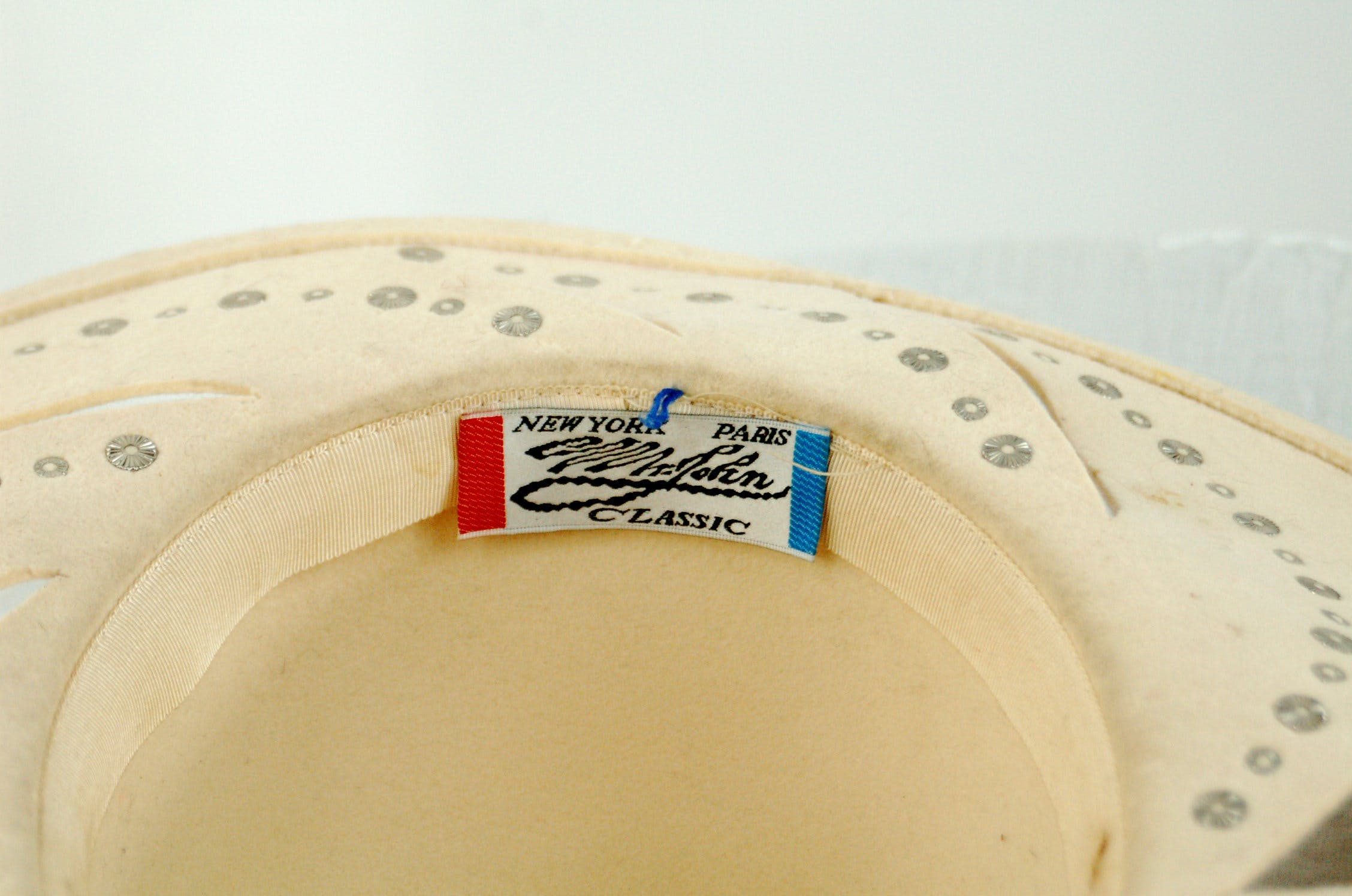 Vintage 60's/70's Rhinestone Cut Out Pinwheel Hat by Mr. John Classic ...