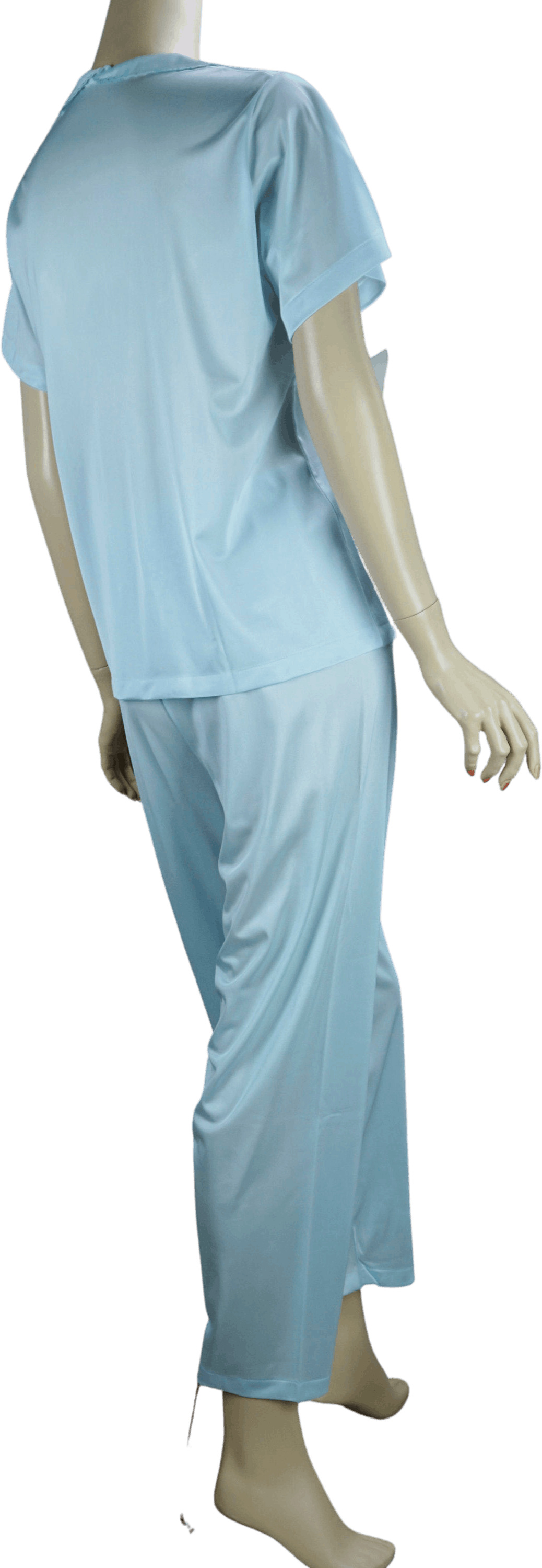 Vintage Blue Embroidered PJ Set, Deadstock, NOS | Shop THRILLING