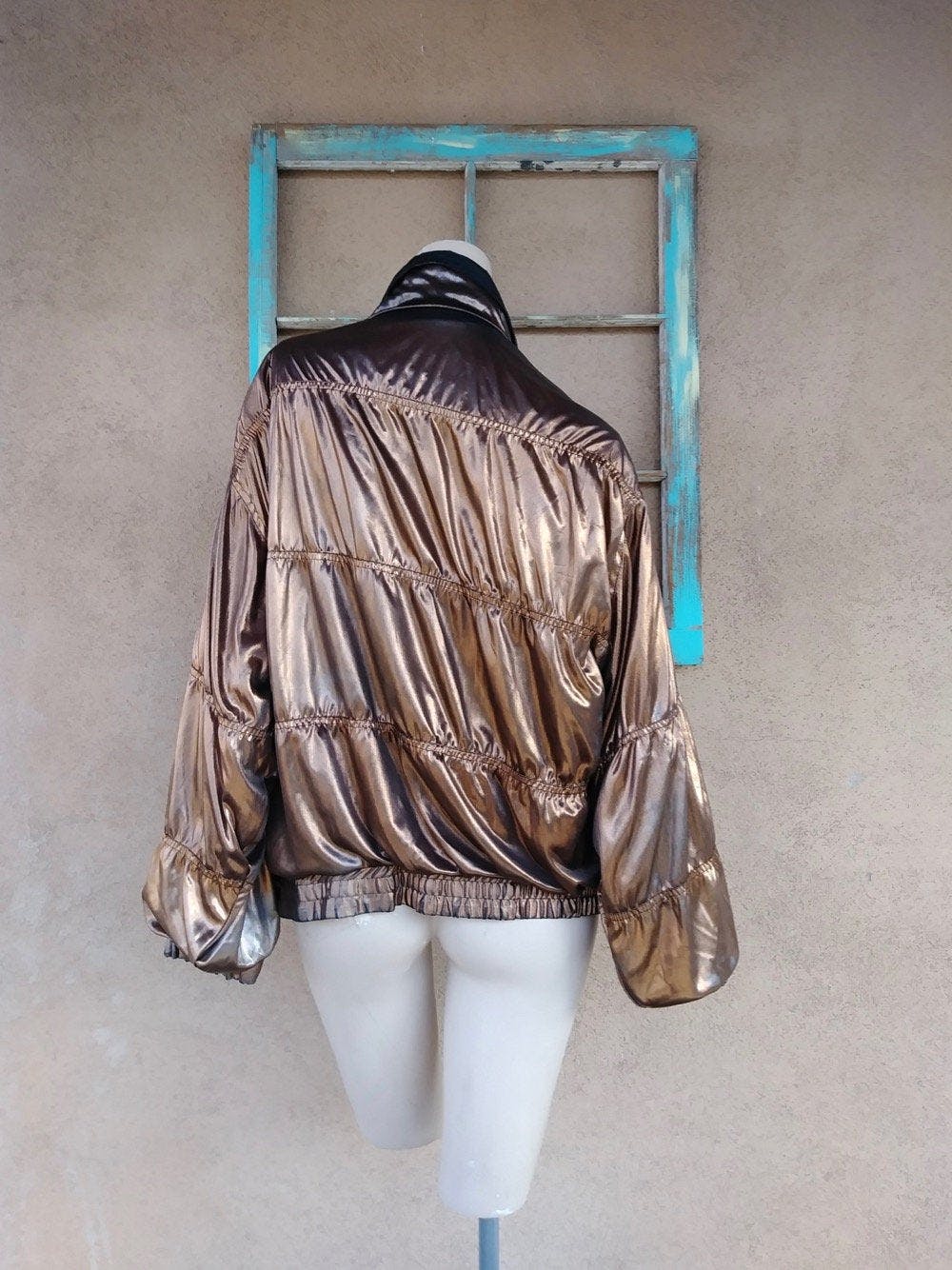 Vintage 80's Reversible Copper Bomber Jacket | Shop THRILLING