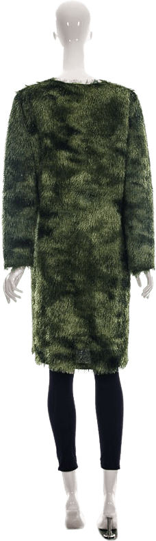 Vintage 90’s Minimalist Olive Green Shag Duster | Shop THRILLING