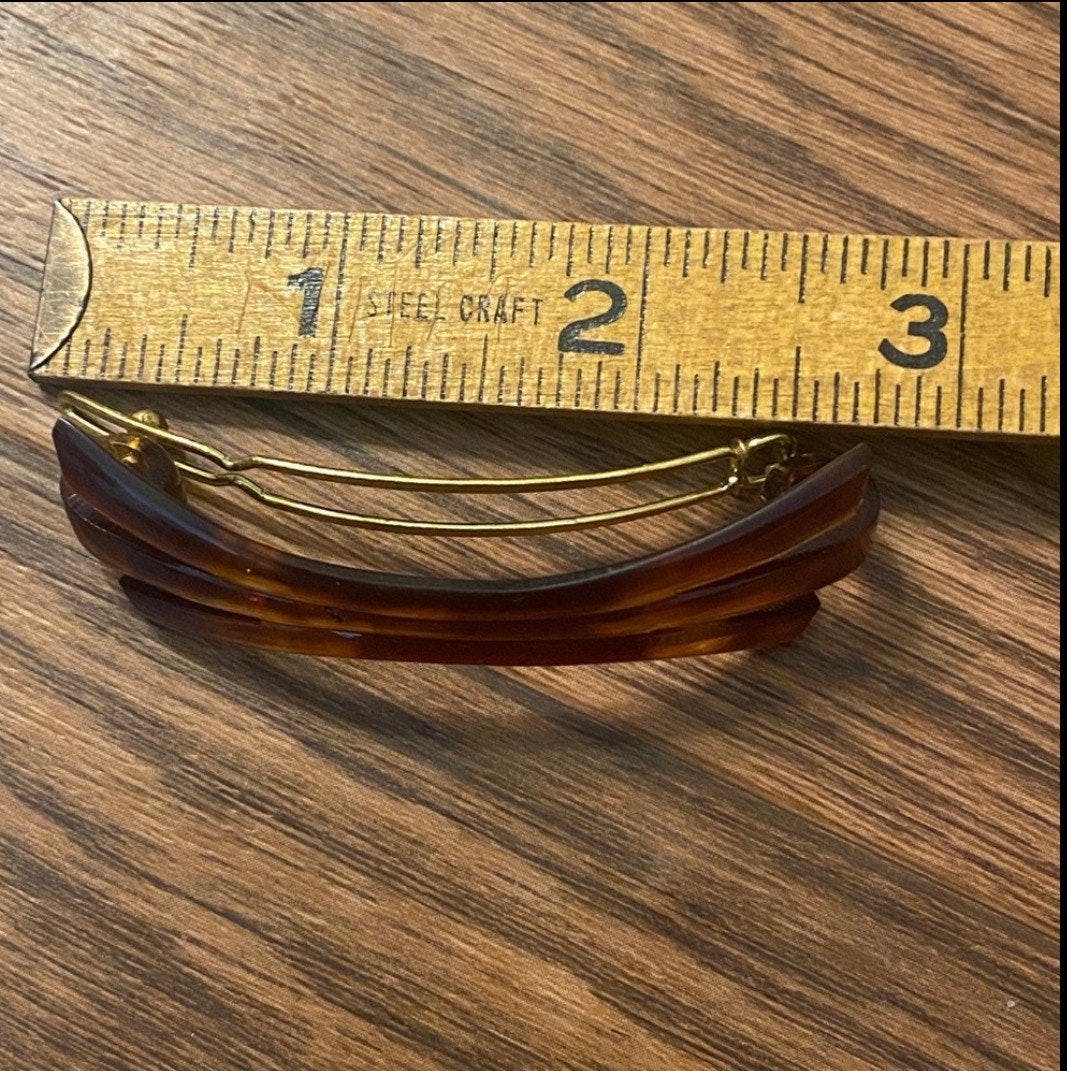 Vintage 70's French Tortoiseshell Barrettes | Shop THRILLING