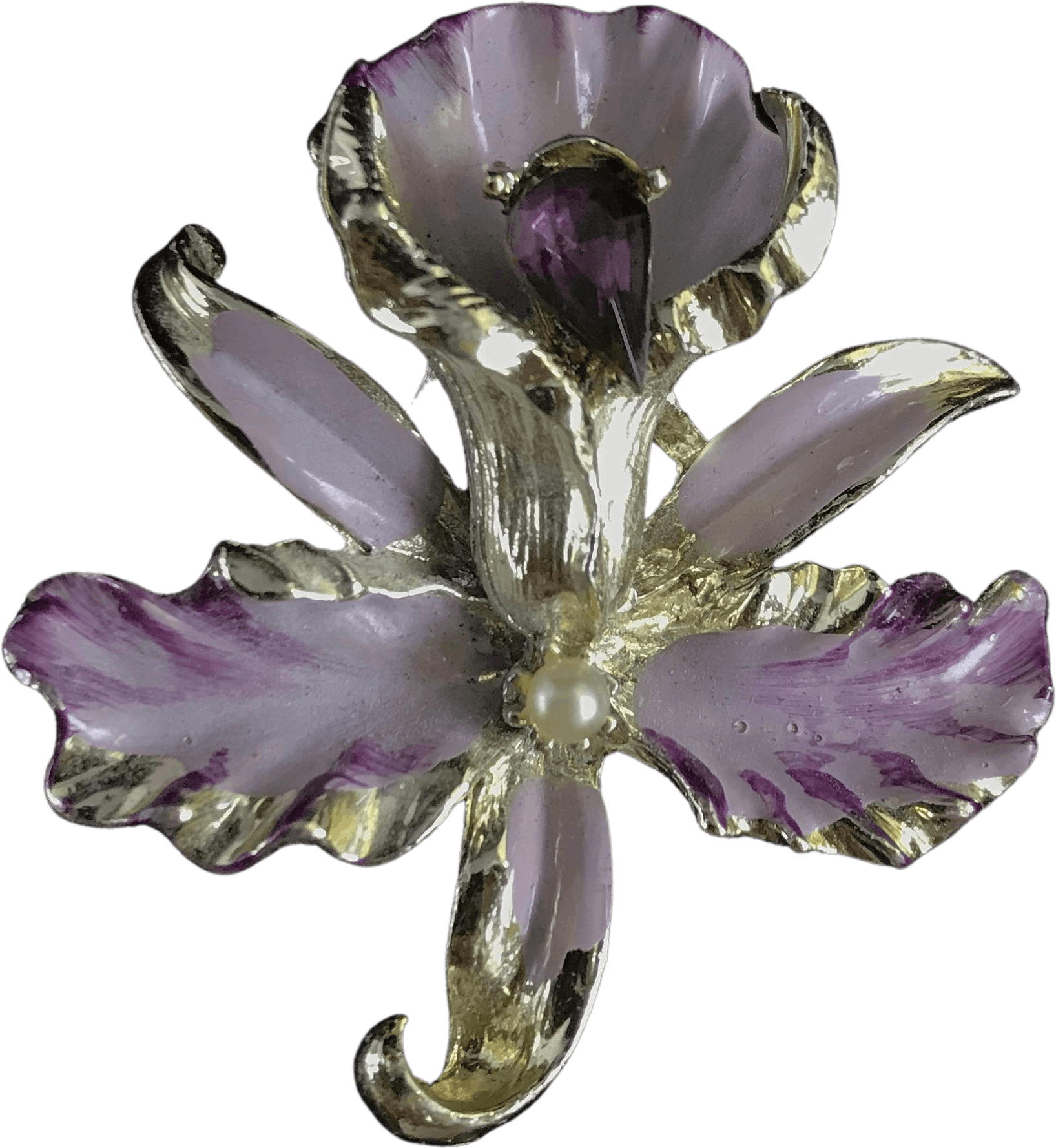 Vintage 50's Orchid Pin | Shop THRILLING