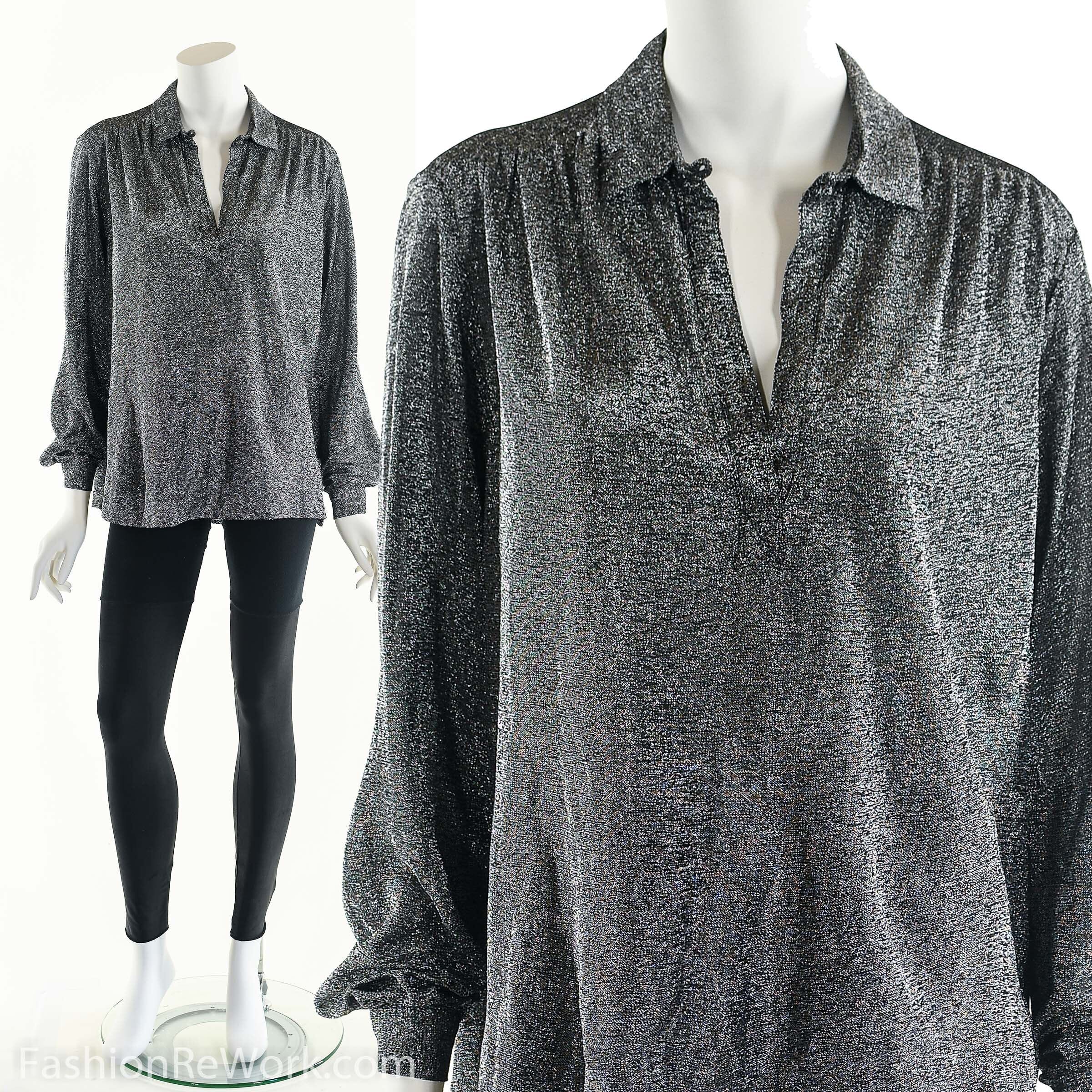 Vintage 70’s Lurex Blouse by Rhoda Lee | Shop THRILLING