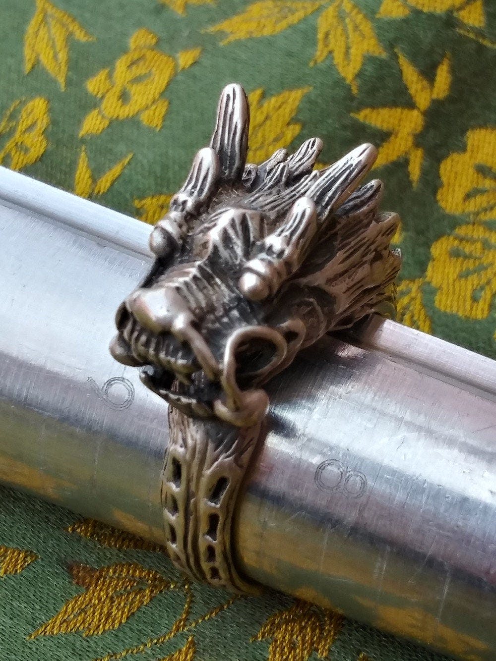 Vintage 90’s Silver Dragon Wrap Around Ring | Shop THRILLING