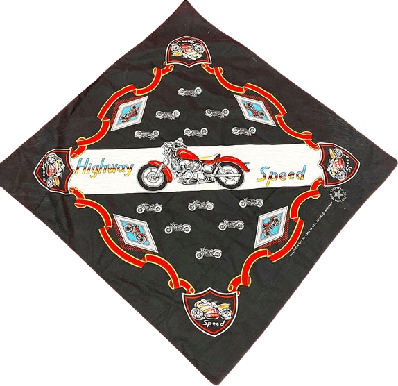Vintage Black and Red Motorcycle Bandana by Harley Davidson | Shop ...