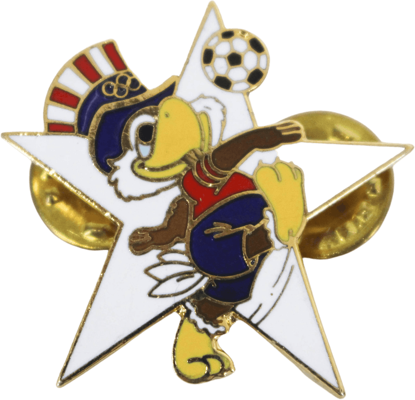 Vintage 80’s White Los Angeles Olympics Series II Collectable Soccer ...