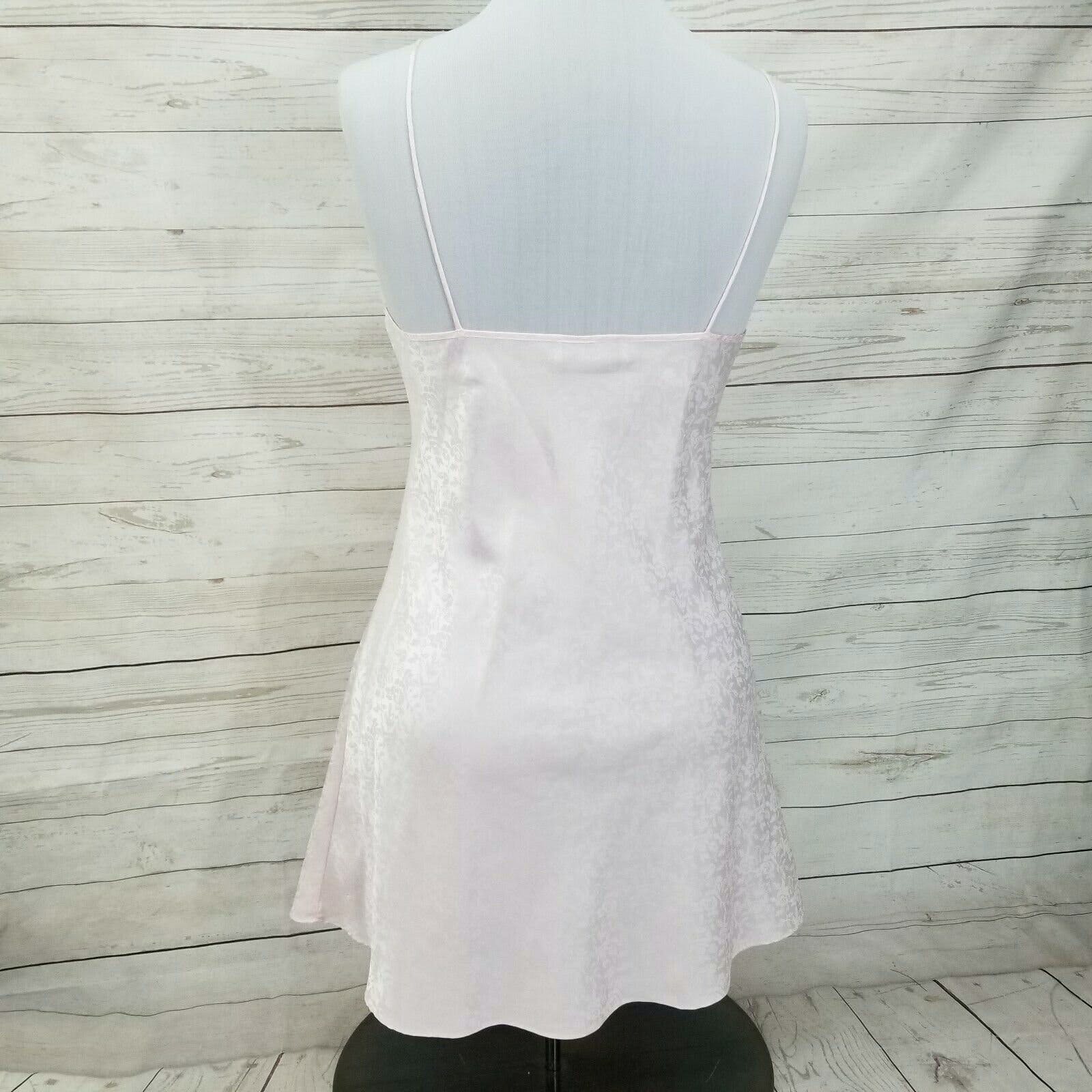 Vintage Two Piece Floral Pink Satin Nightgown and Robe Set by Val Mode ...