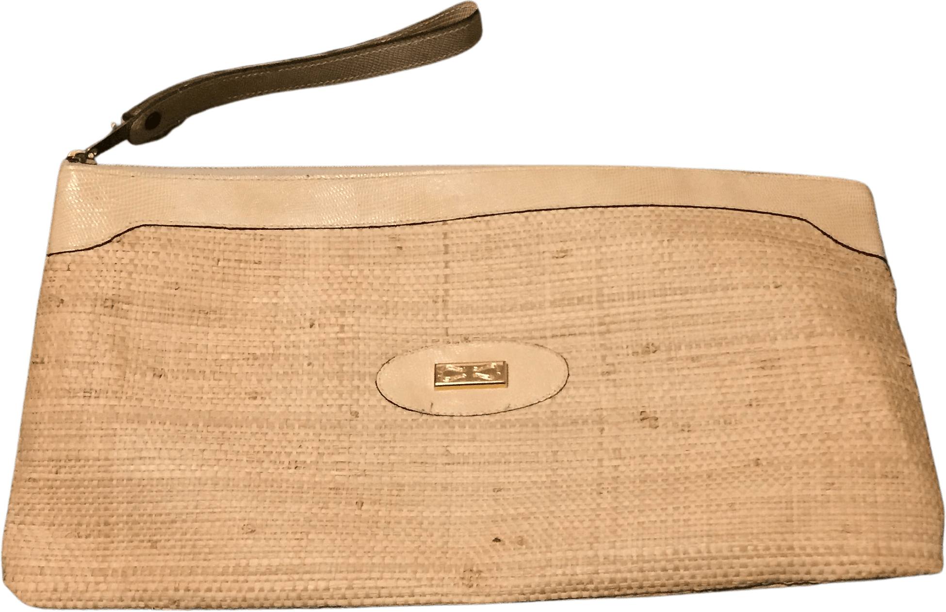 Vintage Woven Raffia Wristlet by Philippe | Shop THRILLING
