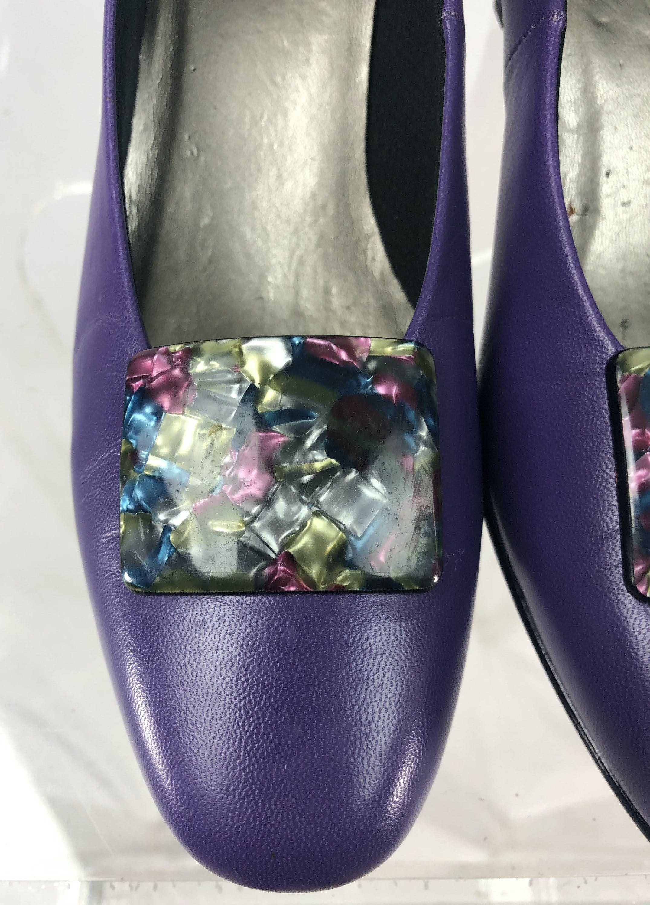 Vintage 80’s Purple Leather Pumps by ROS Hommerson | Shop THRILLING