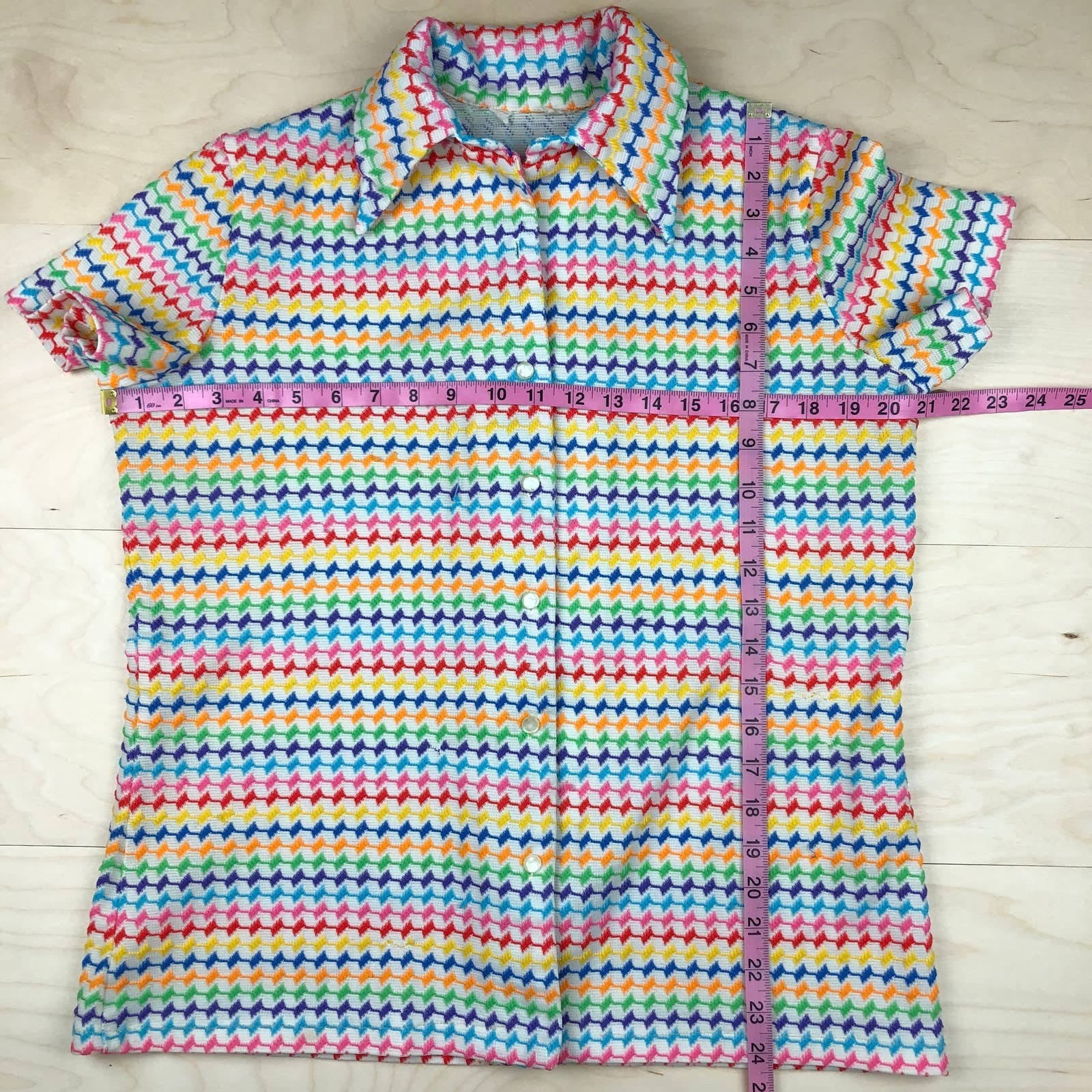 Vintage 60’s White with Rainbow Colored Top. | Shop THRILLING