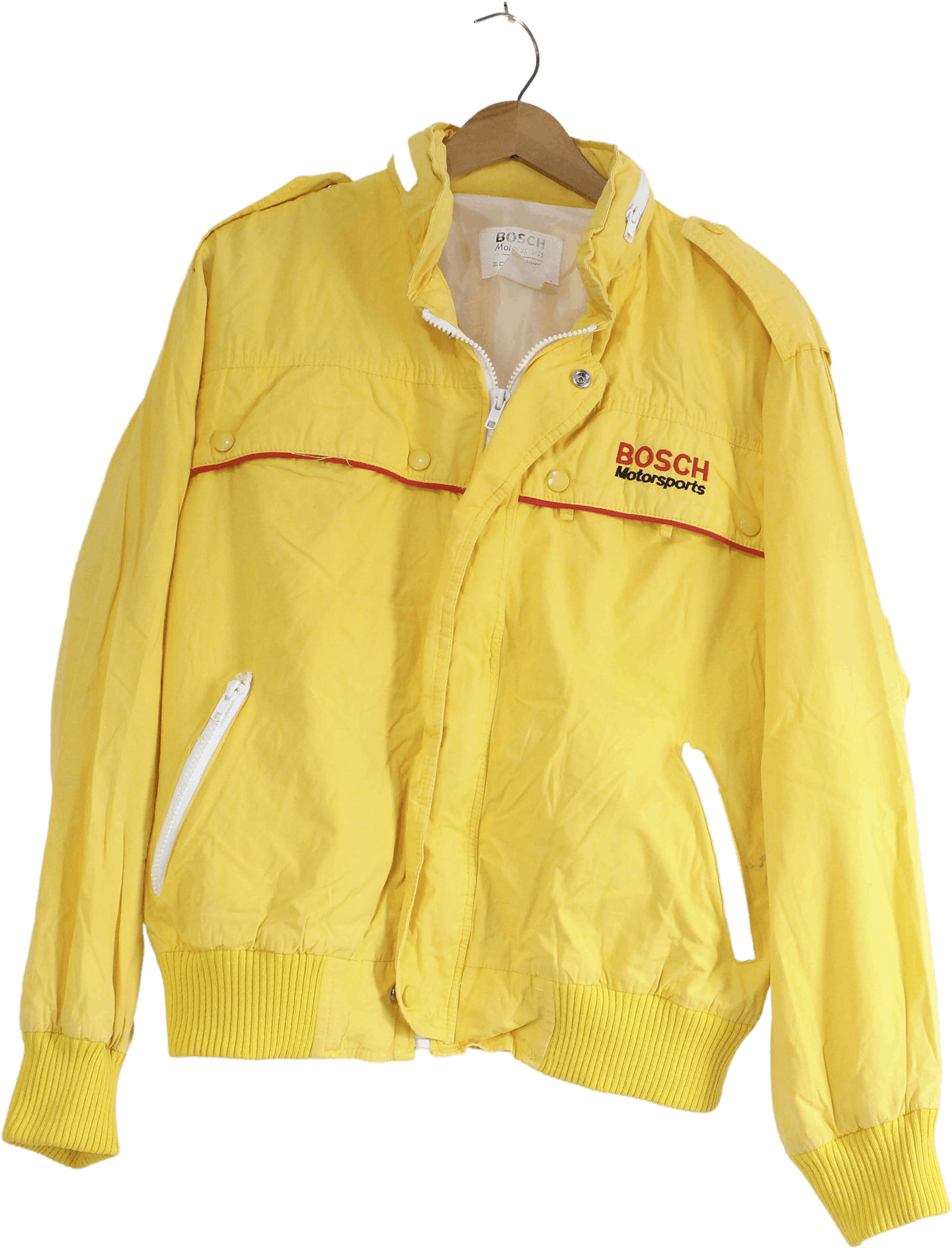 Vintage Yellow Bosch Motorsports Jacket by Bosch Motorsports | Shop ...