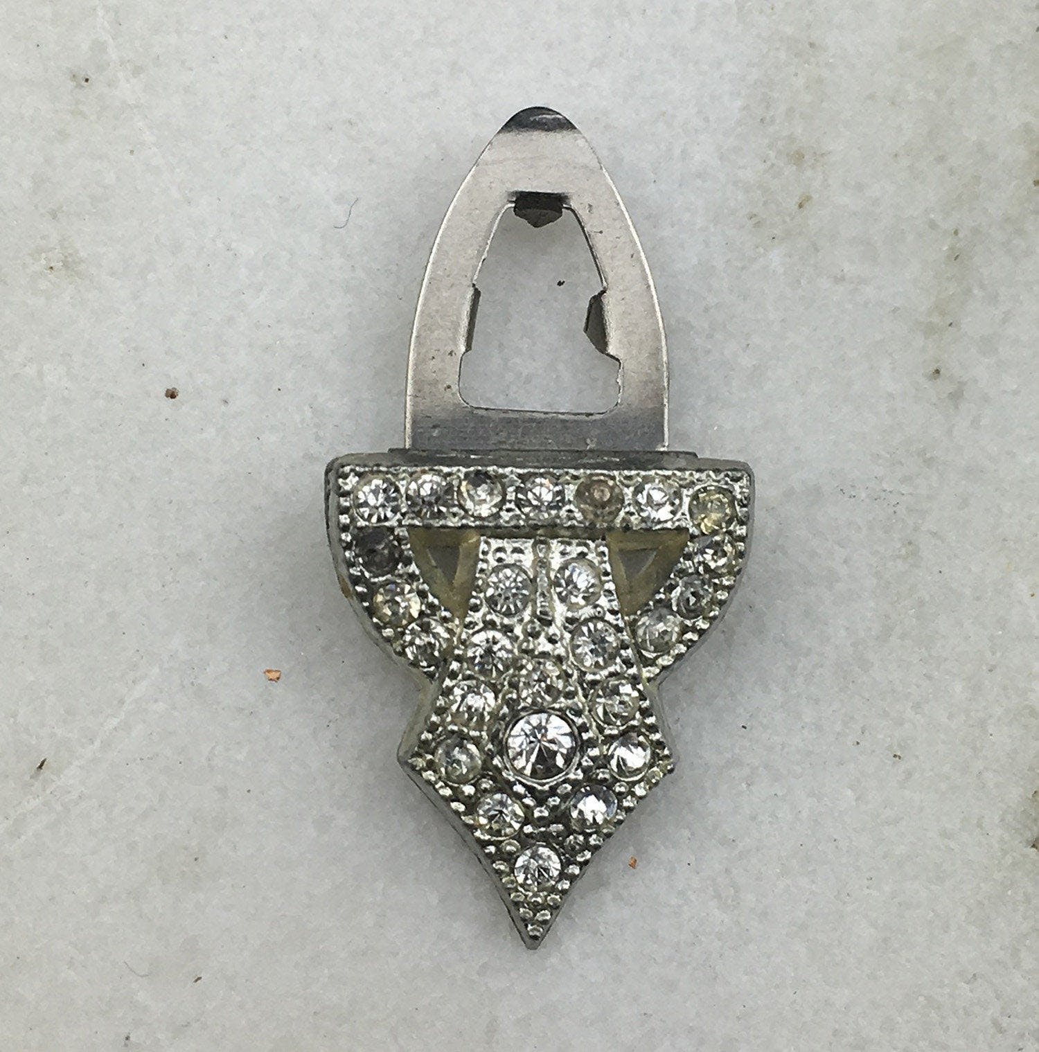 Vintage 40's Rhinestones and Marcasite Pin | Shop THRILLING