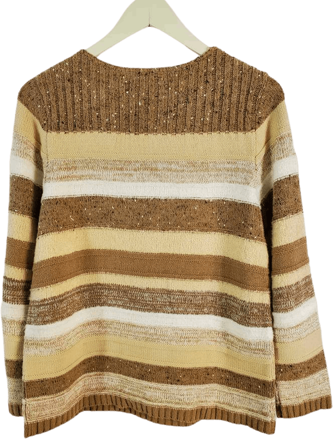 Vintage 90’s Earth Tone Knitted Sweater by Liz Claiborne | Shop THRILLING