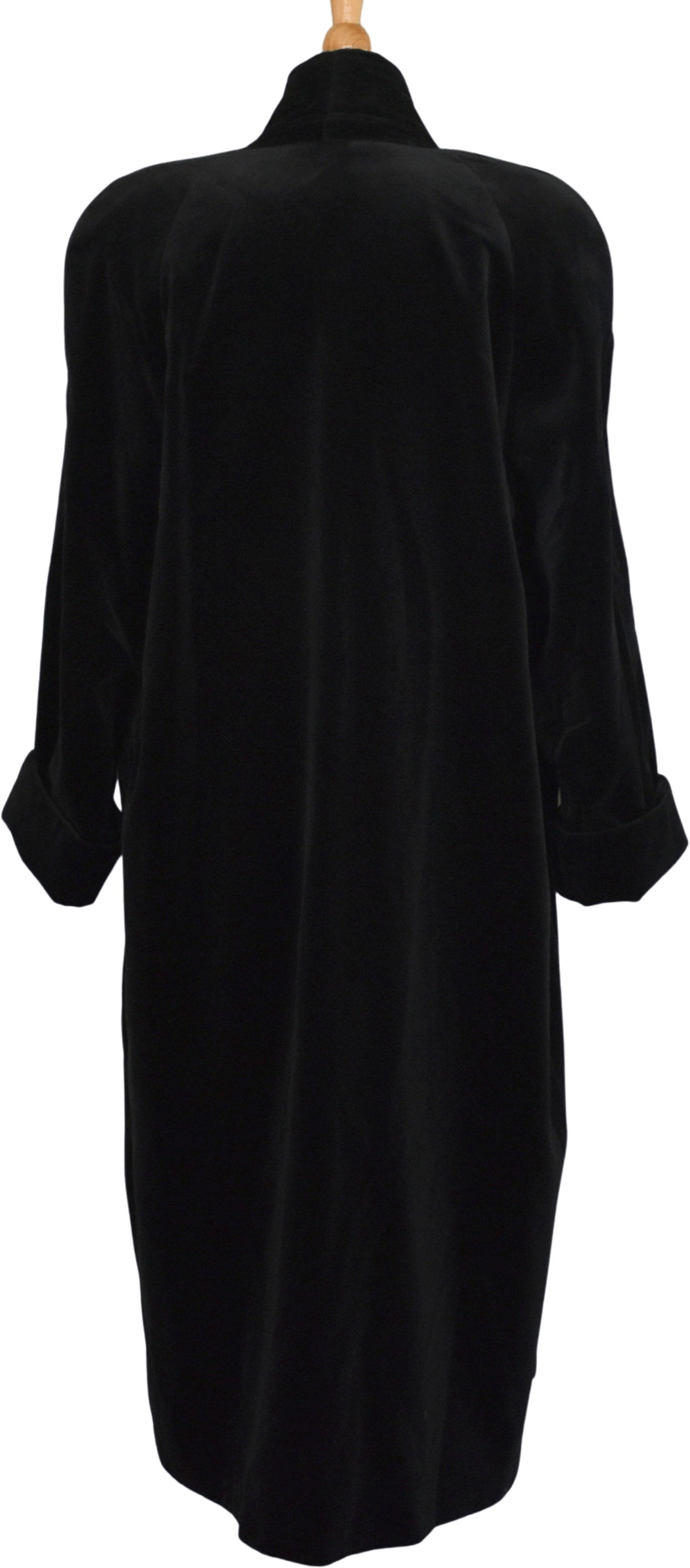 Vintage 80’s Black Velvet Coat by JS Collections | Shop THRILLING