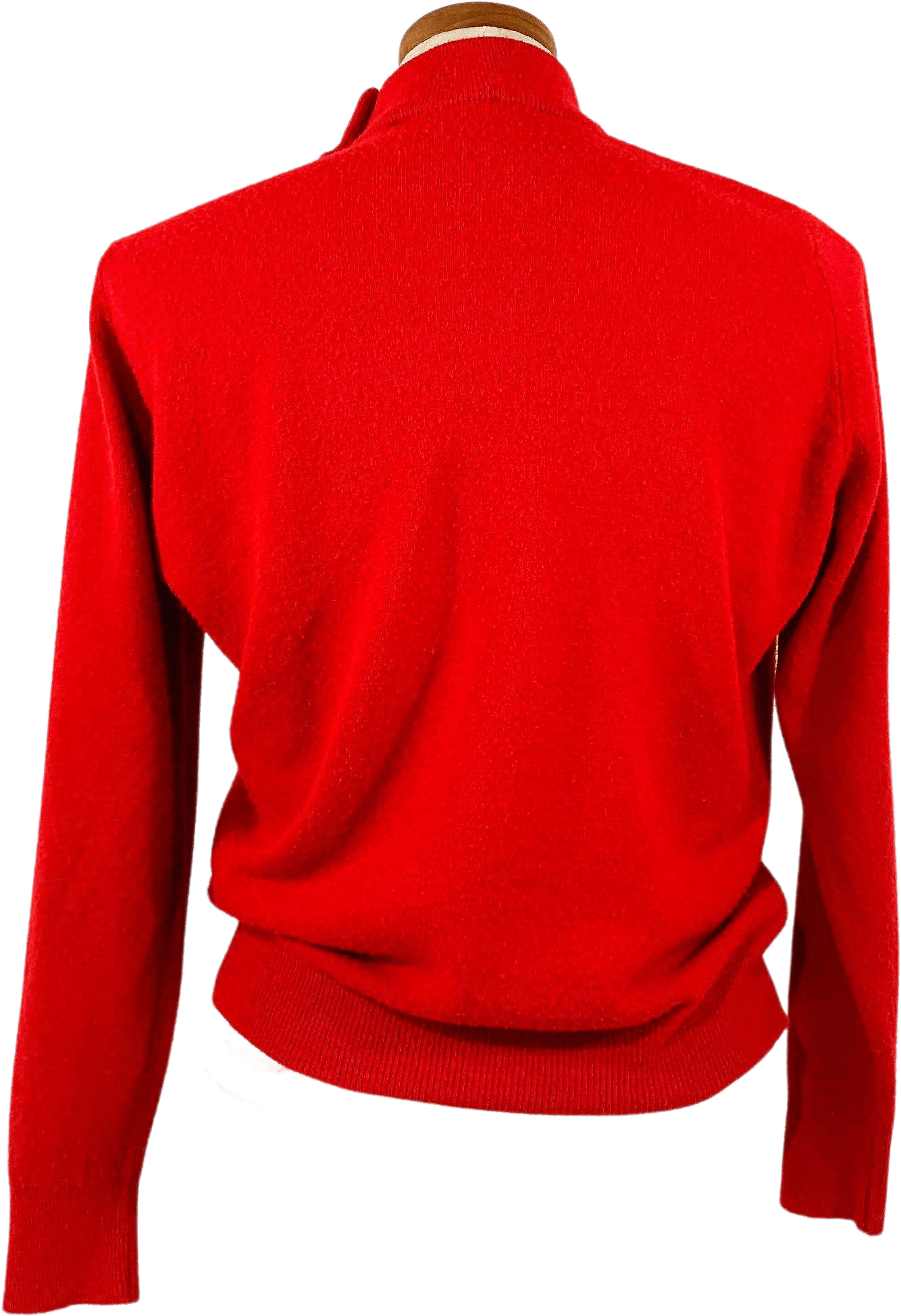 Vintage Red Turtleneck Pearl Button Sweater by Designers Originals ...