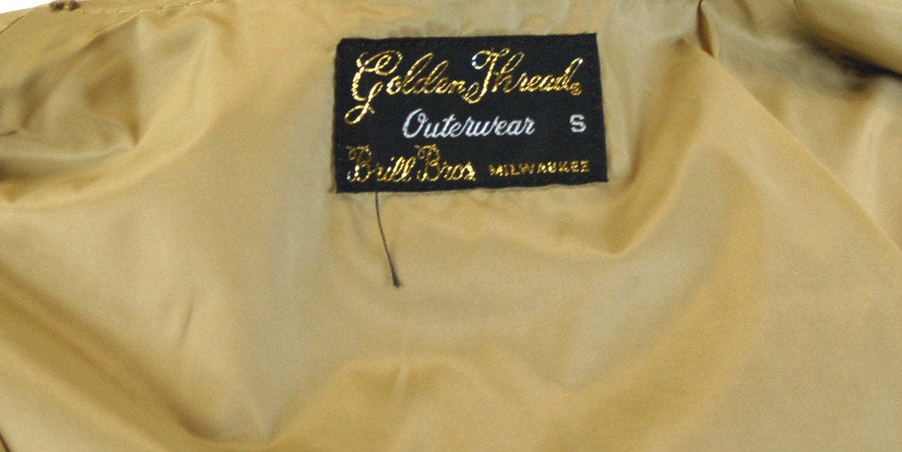 Vintage 70's Golden Brown Suede Snap Front Vest by Golden Thread ...