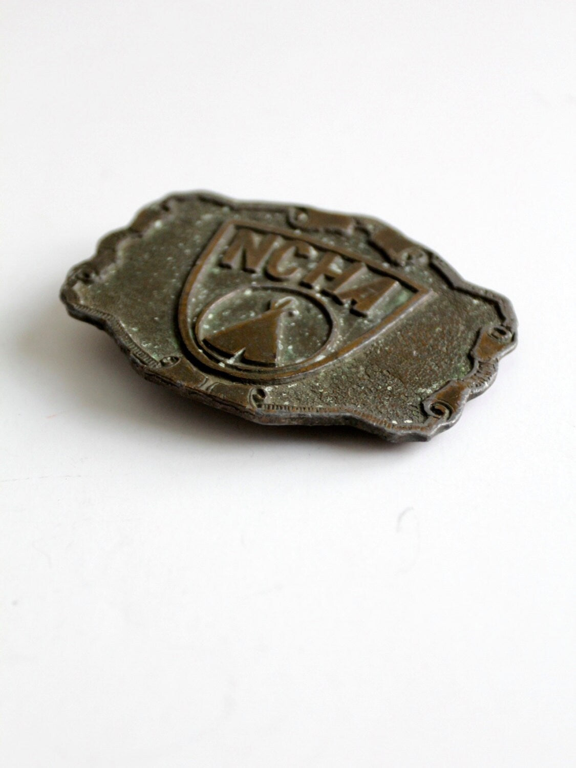 Vintage Ncha Brass Buckle New York National Campers and Hikers ...