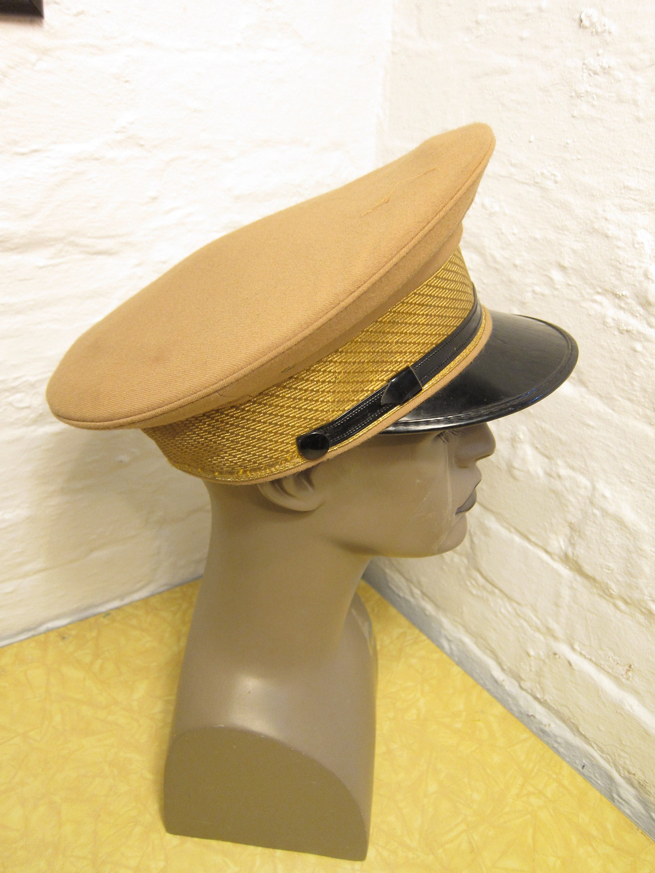 Vintage 50s/60s 7 1/4 * Marlon Brando Style Motorcycle Work Hat | Shop ...