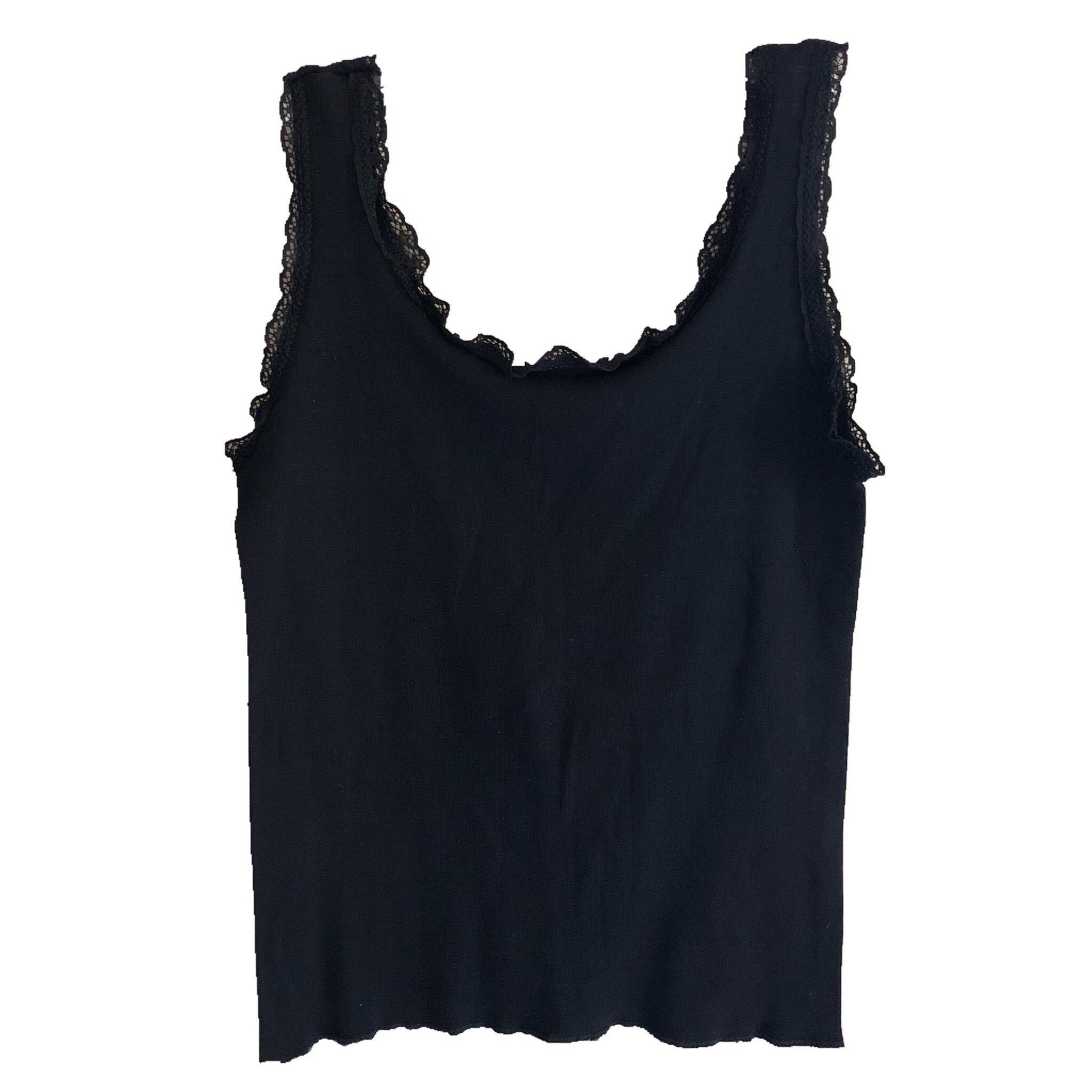 Vintage 80’s Black Tank Top with Green and Gold Graphic | Shop THRILLING