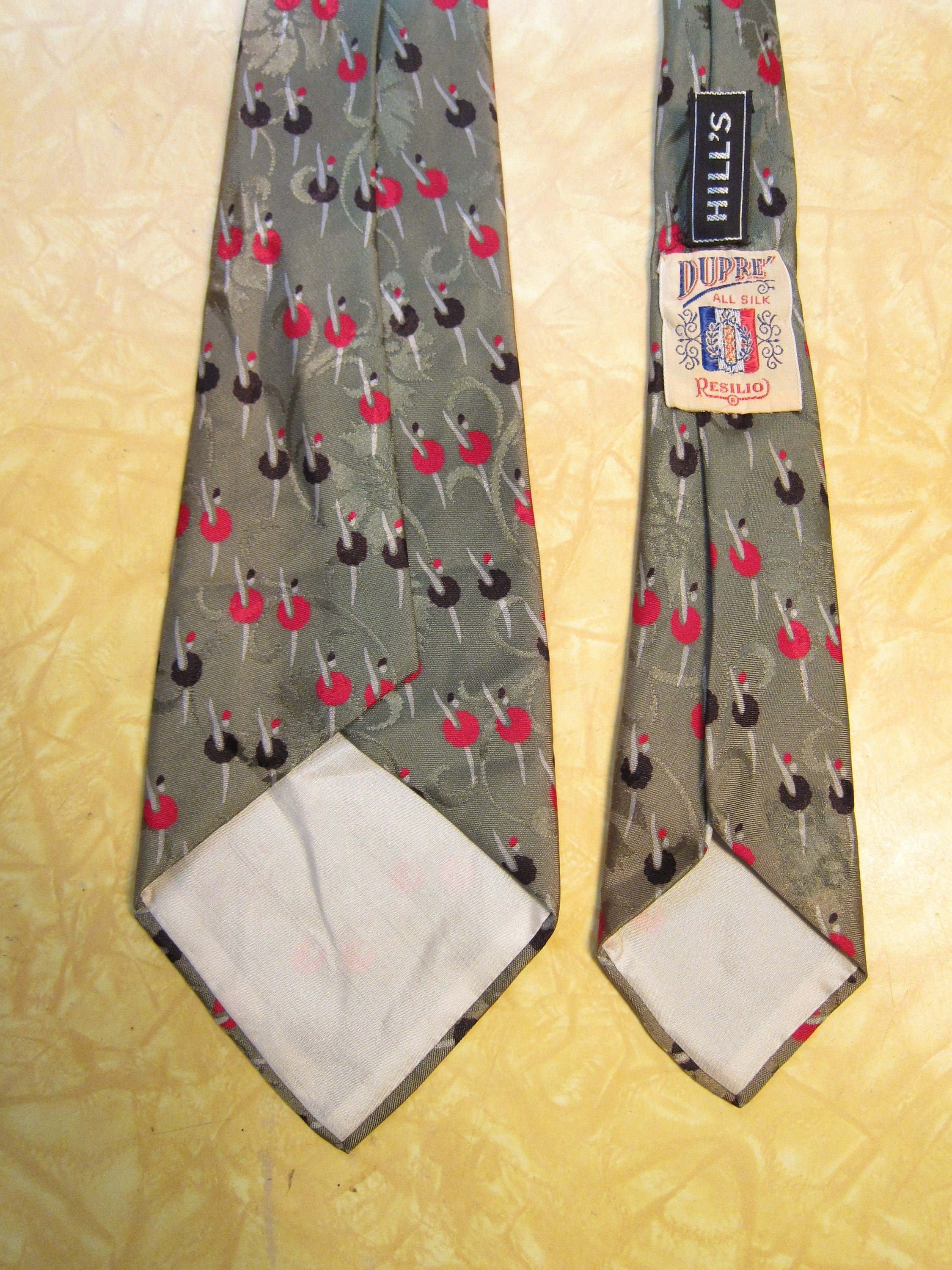 Vintage Silk Ballerina 40s Swing Tie | Shop THRILLING