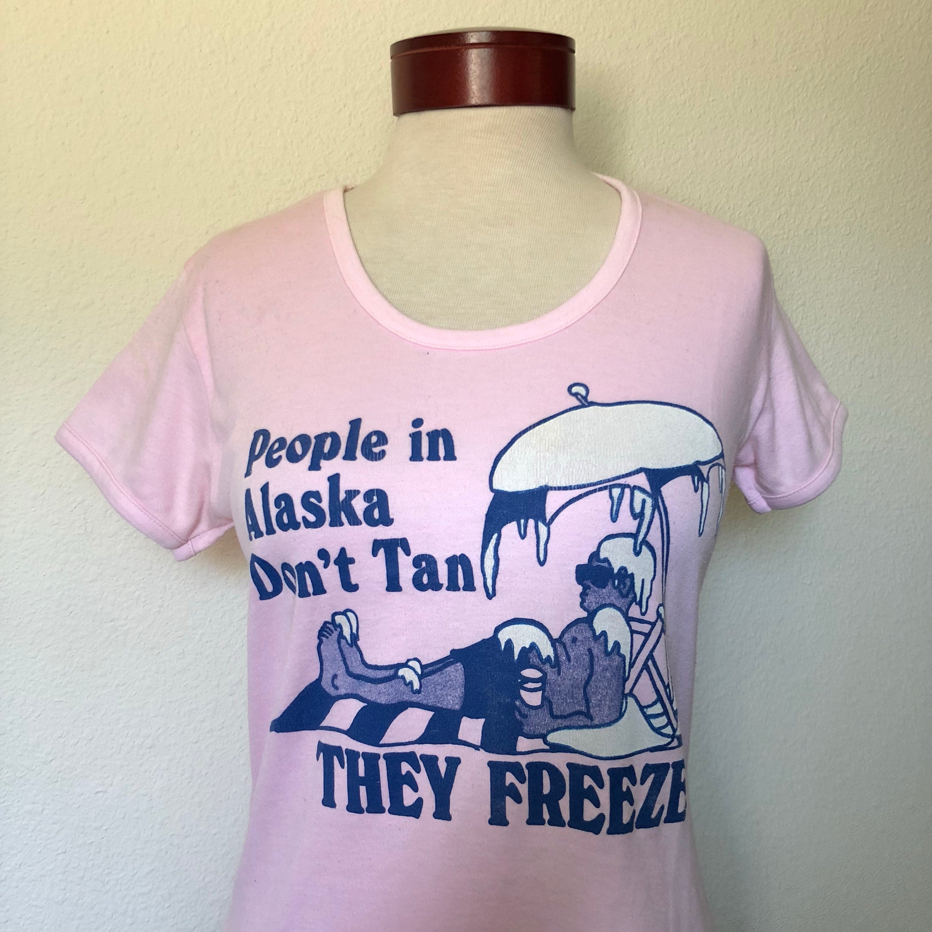 Vintage 70's/80’s Pink T-Shirt Cap Sleeve with Graphics by Hanes | Shop ...