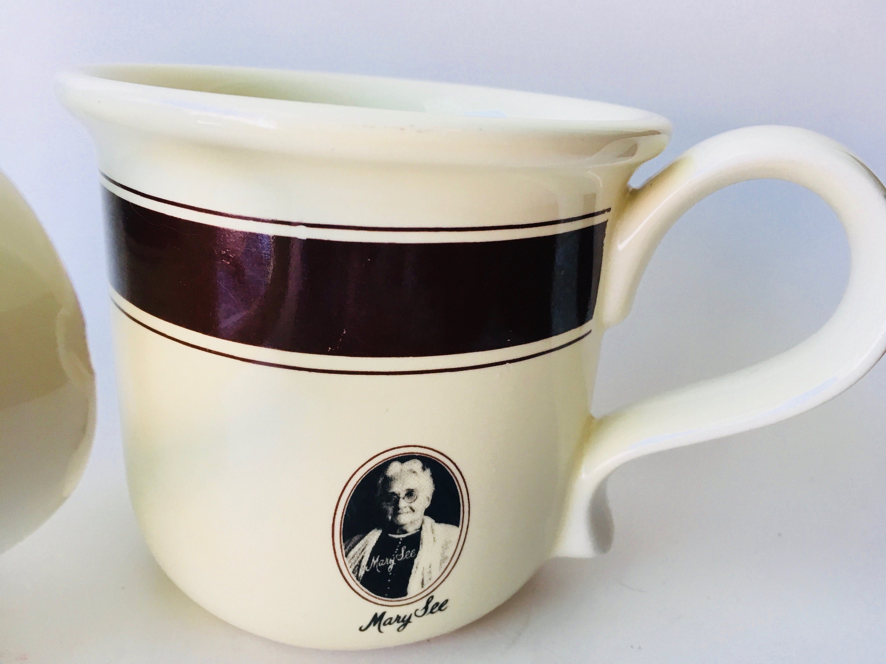 Vintage Pair of Mary See See's Candy Mugs | Shop THRILLING