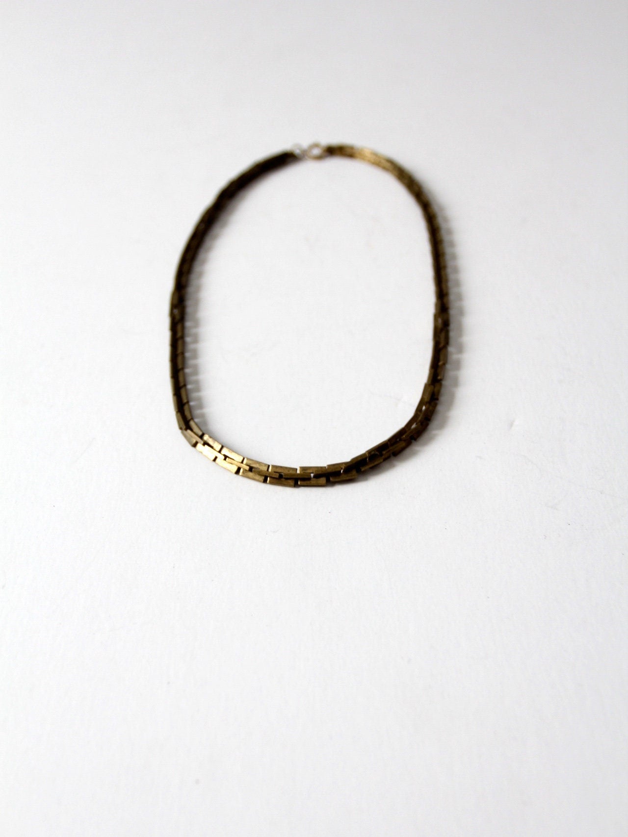 Vintage Brass Chain Link Necklace | Shop THRILLING