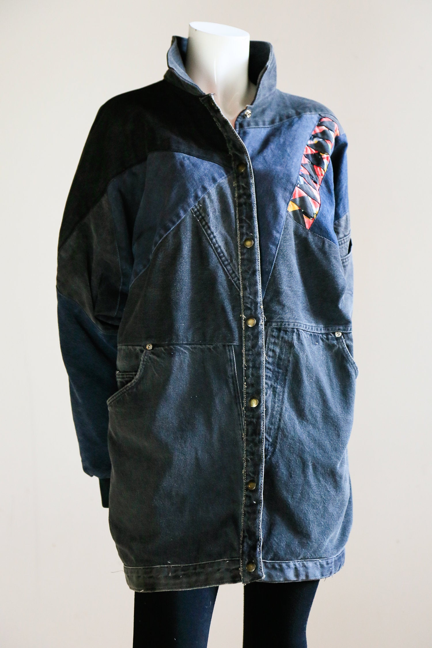 Vintage Reversible Deconstructed Denim Jacket | Shop THRILLING