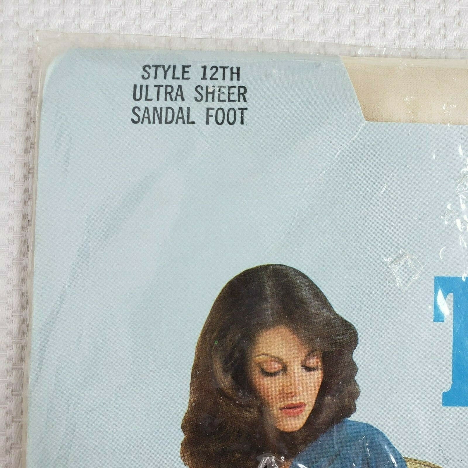 Vintage 70s Sweet Undys Stockings Off White Ultra Sheer Thigh High Tal ...