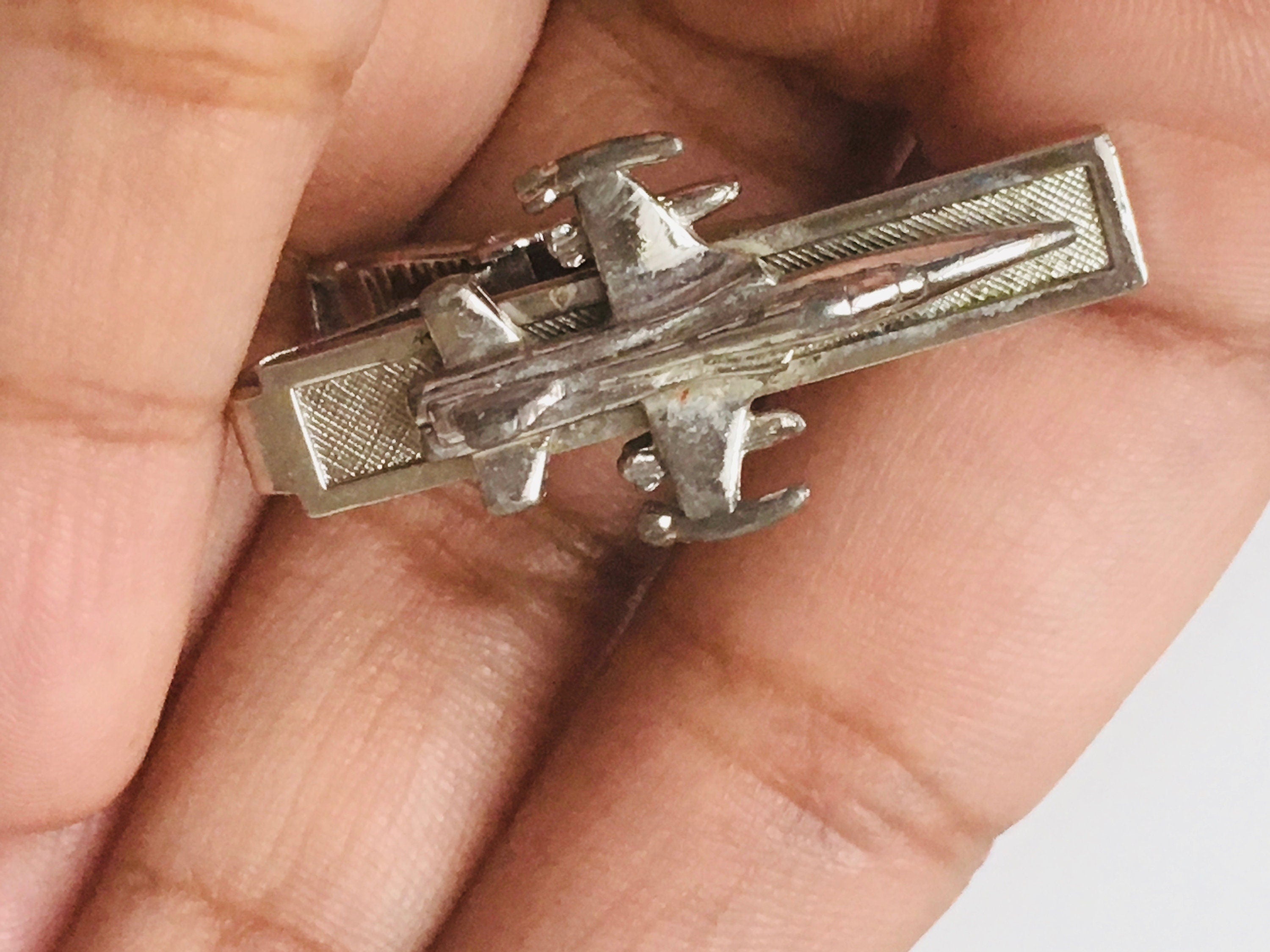 Vintage Adsco Fighter Jet Airplane Tie Clip | Shop THRILLING