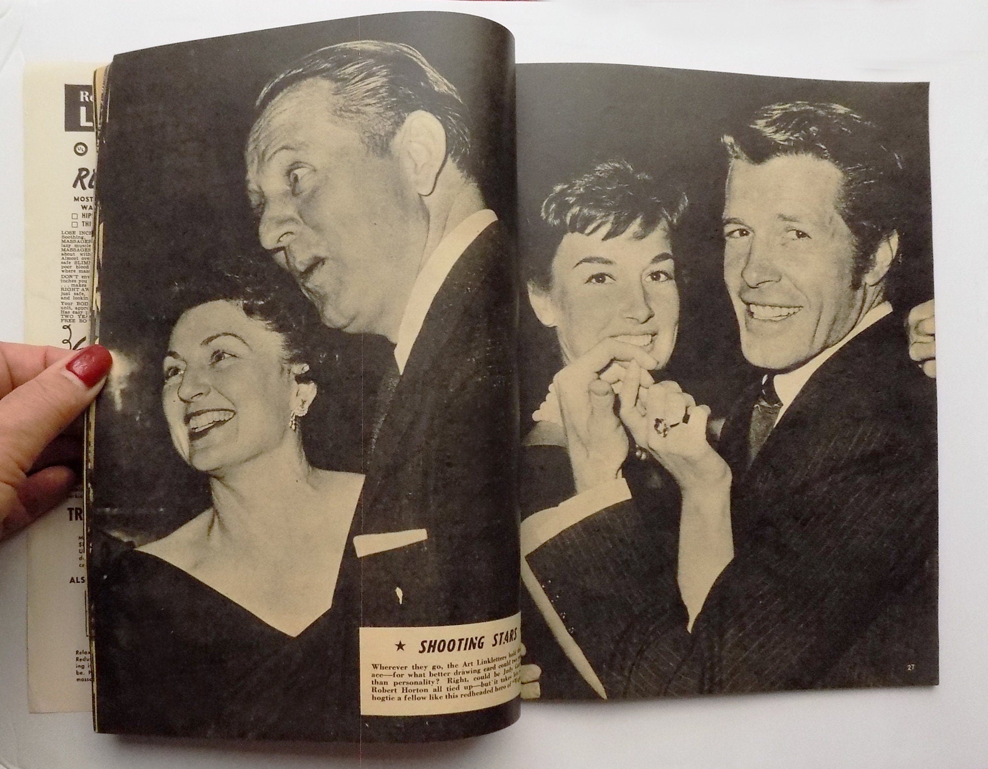 Vintage 1958 Complete Tv Magazine Original Loretta Young Cover James ...