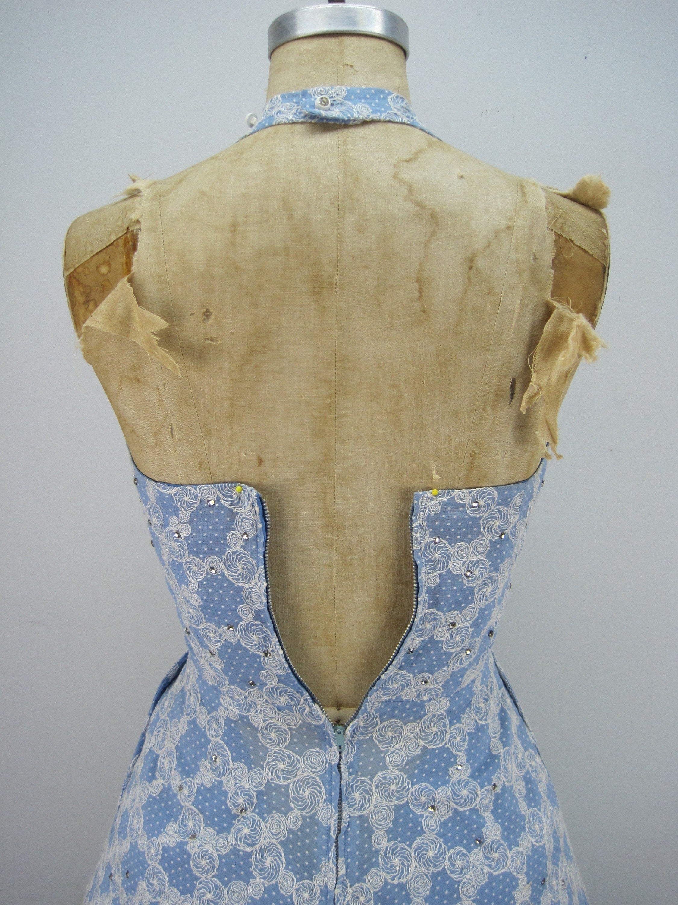 Vintage 50’s Blue Pinup Sundress by Alix of Miami | Shop THRILLING
