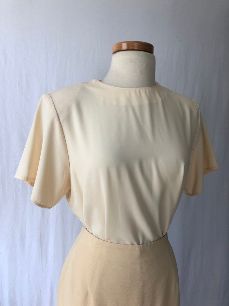 Vintage Pale Yellow Top | Shop THRILLING