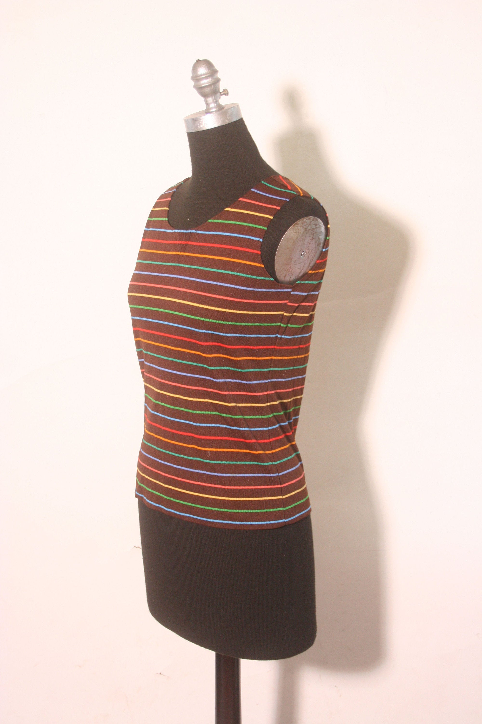 Vintage 60’s Rainbow Stretch Tank Top | Shop THRILLING