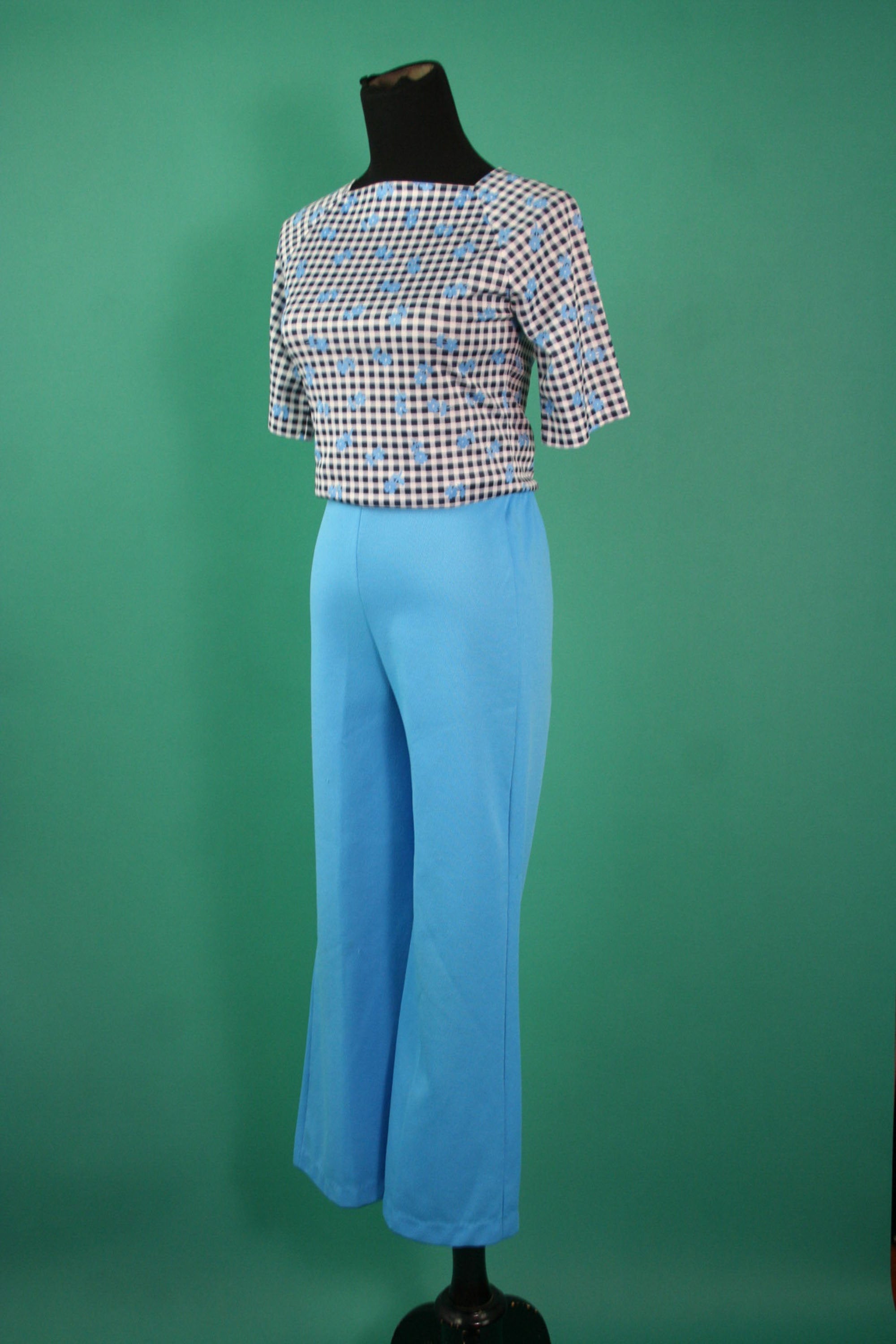 Vintage 60’s Blue Wide Leg Culotte Pants | Shop THRILLING