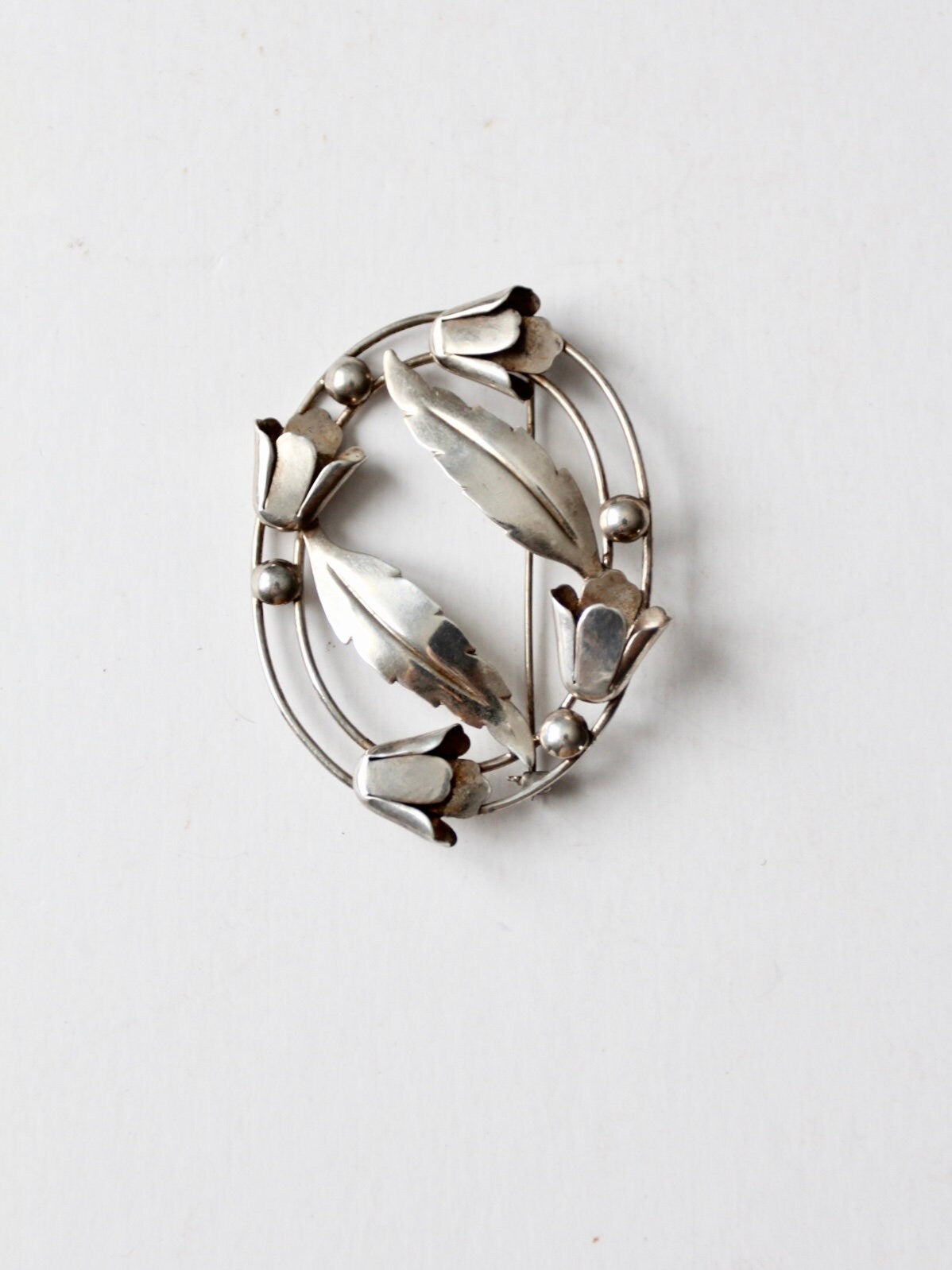 Vintage Sterling Silver Floral Brooch | Shop THRILLING