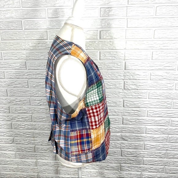 Vintage Handmade Plaid Patches Vest | Shop THRILLING