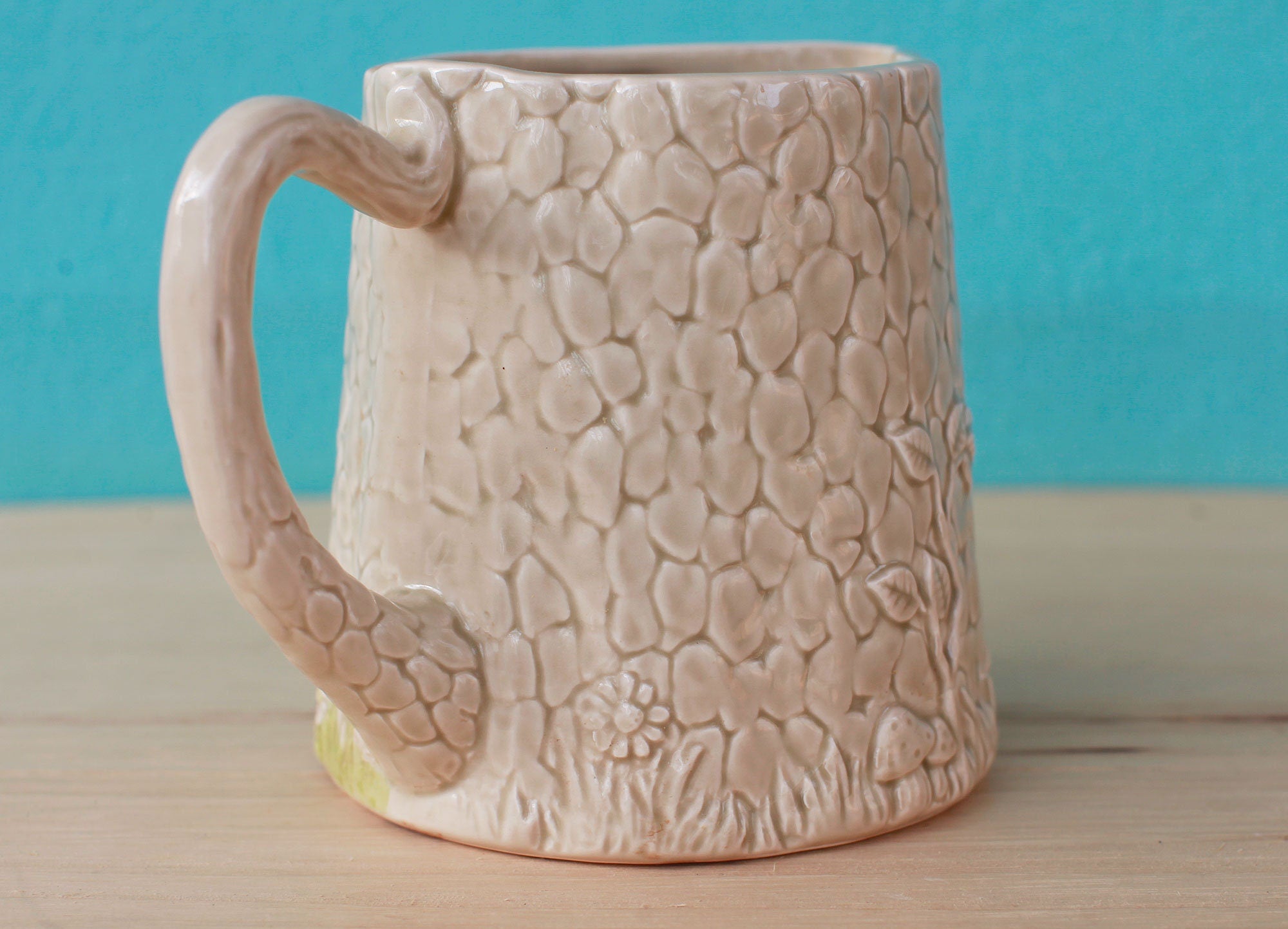 Vintage Rare Raccoon and Blue Bird Pitcher | Shop THRILLING