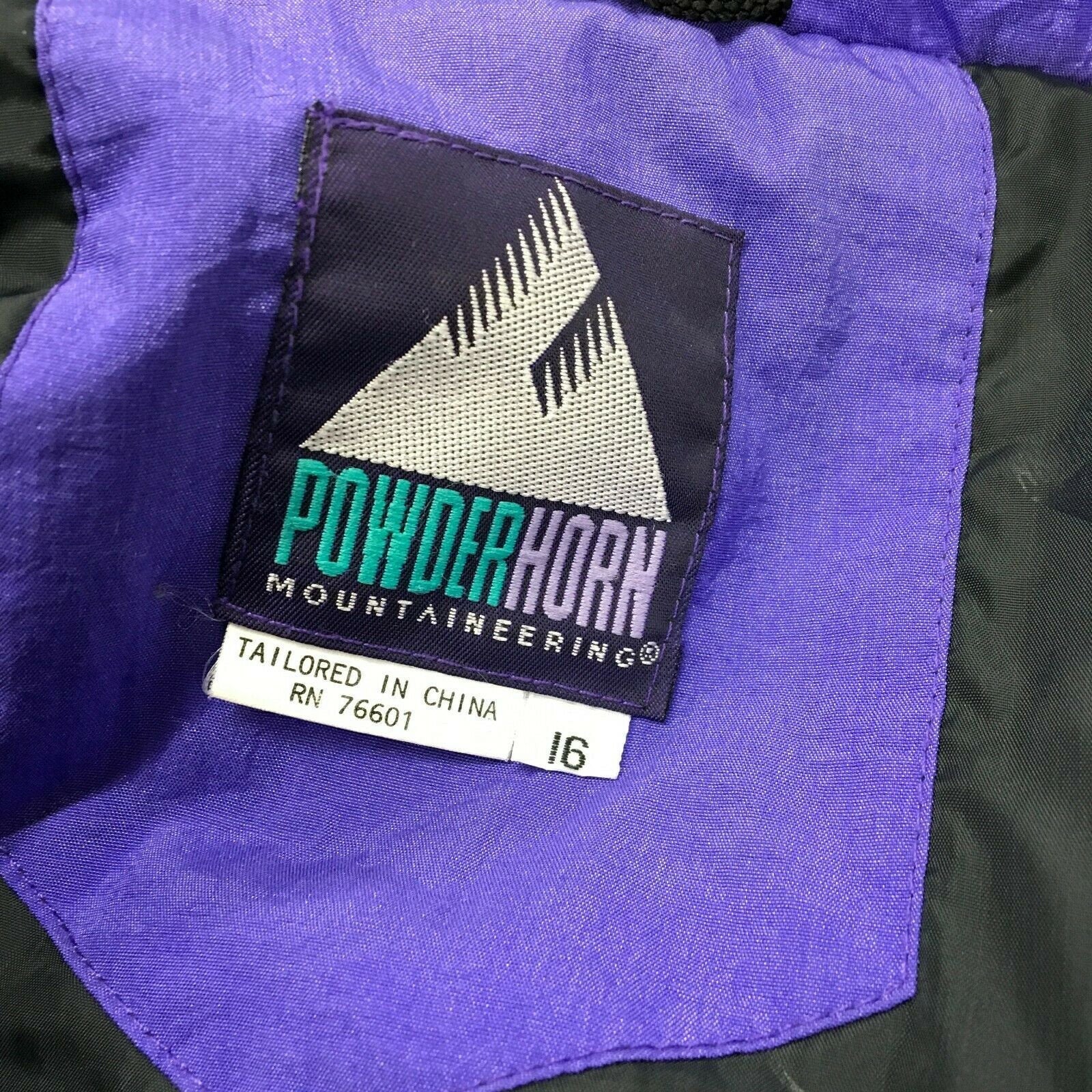 Vintage 90's Purple Neon Ski Jacket by Powderhorn | Shop THRILLING