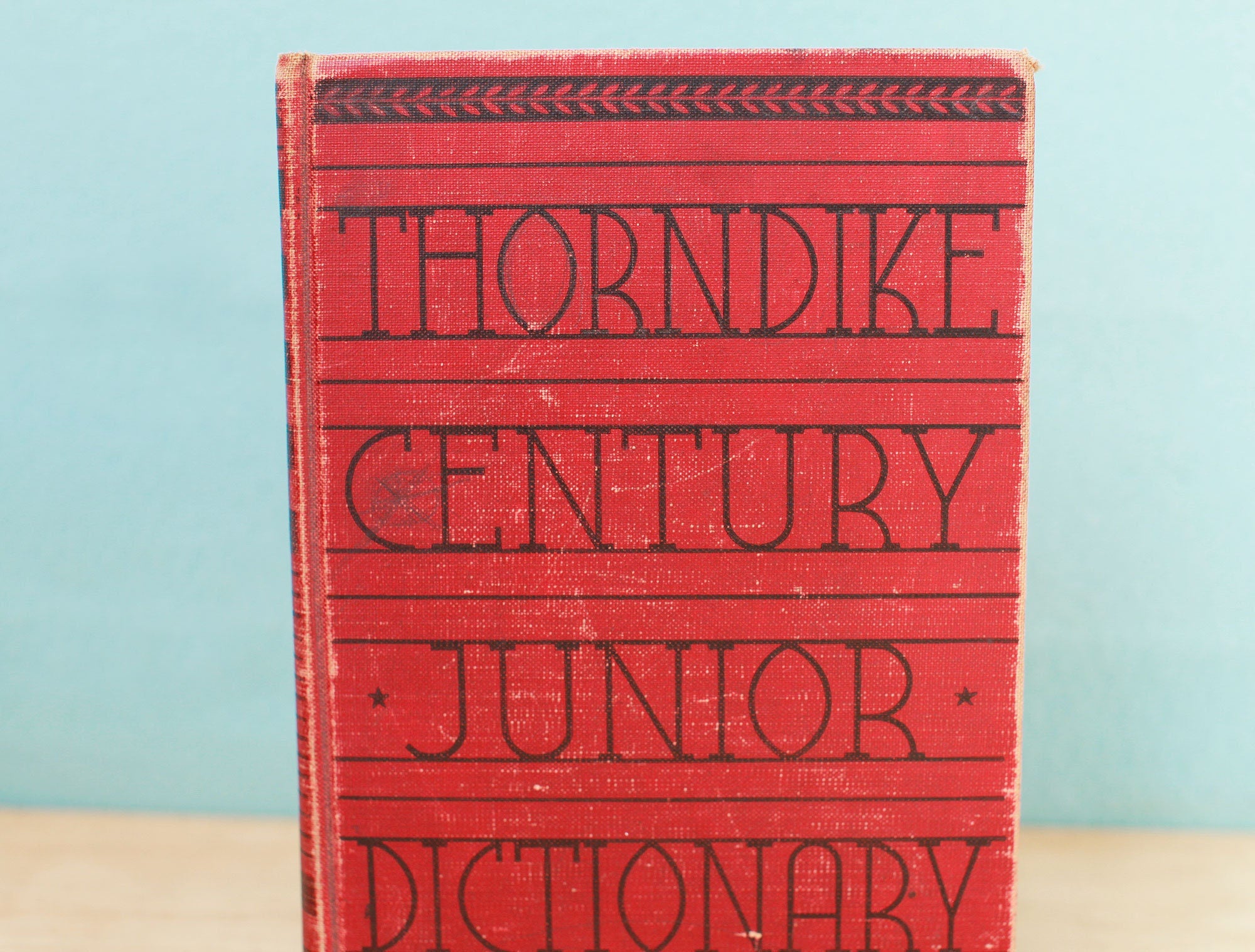 Vintage Thorndike Century Junior Dictionary 1942 Great Cover and Spine ...