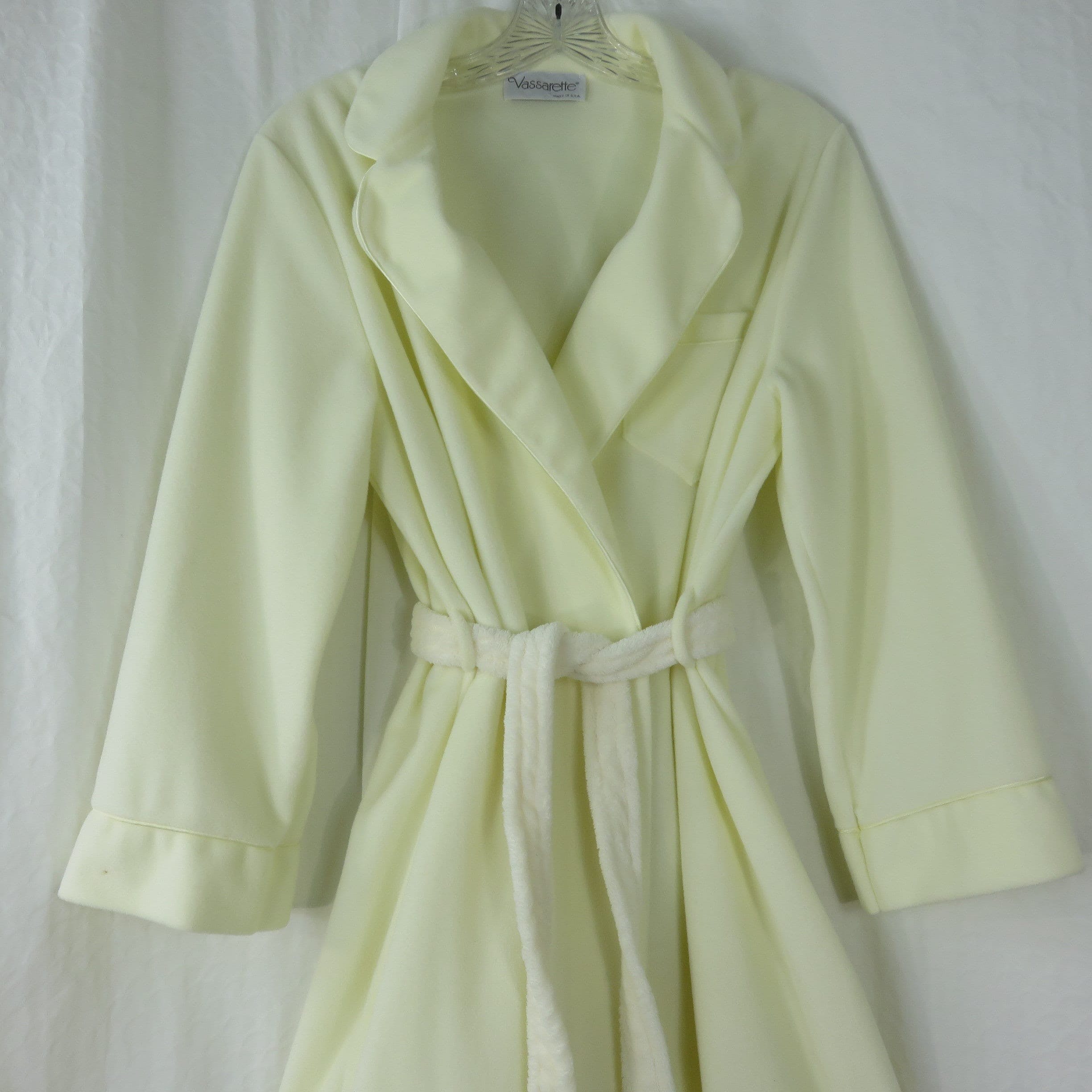 Vintage Vassarette Light Yellow Gown Robe by Vassarette | Shop THRILLING