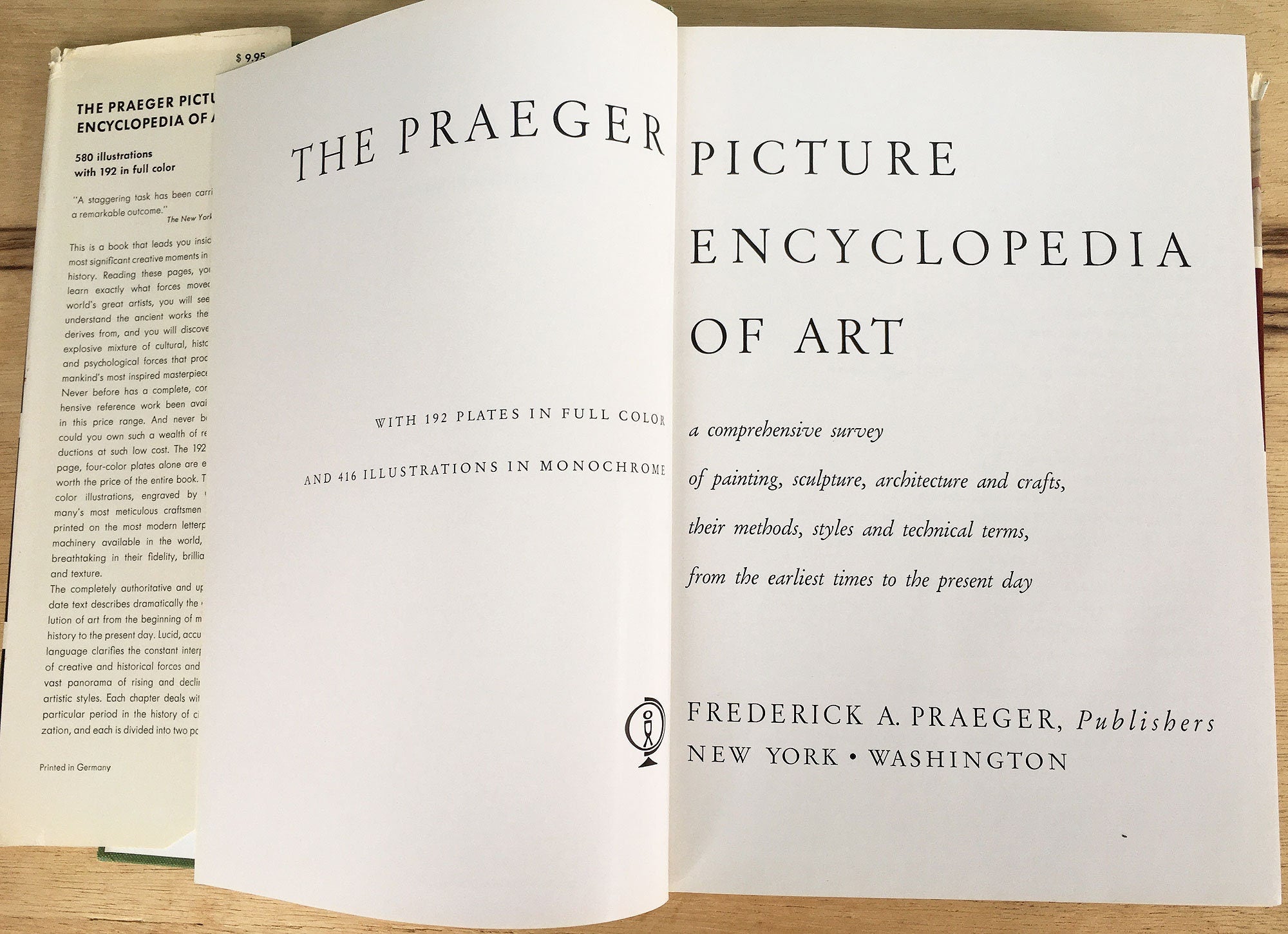 Vintage The Praeger Picture Encyclopedia of Art Mid Century 1965 ...
