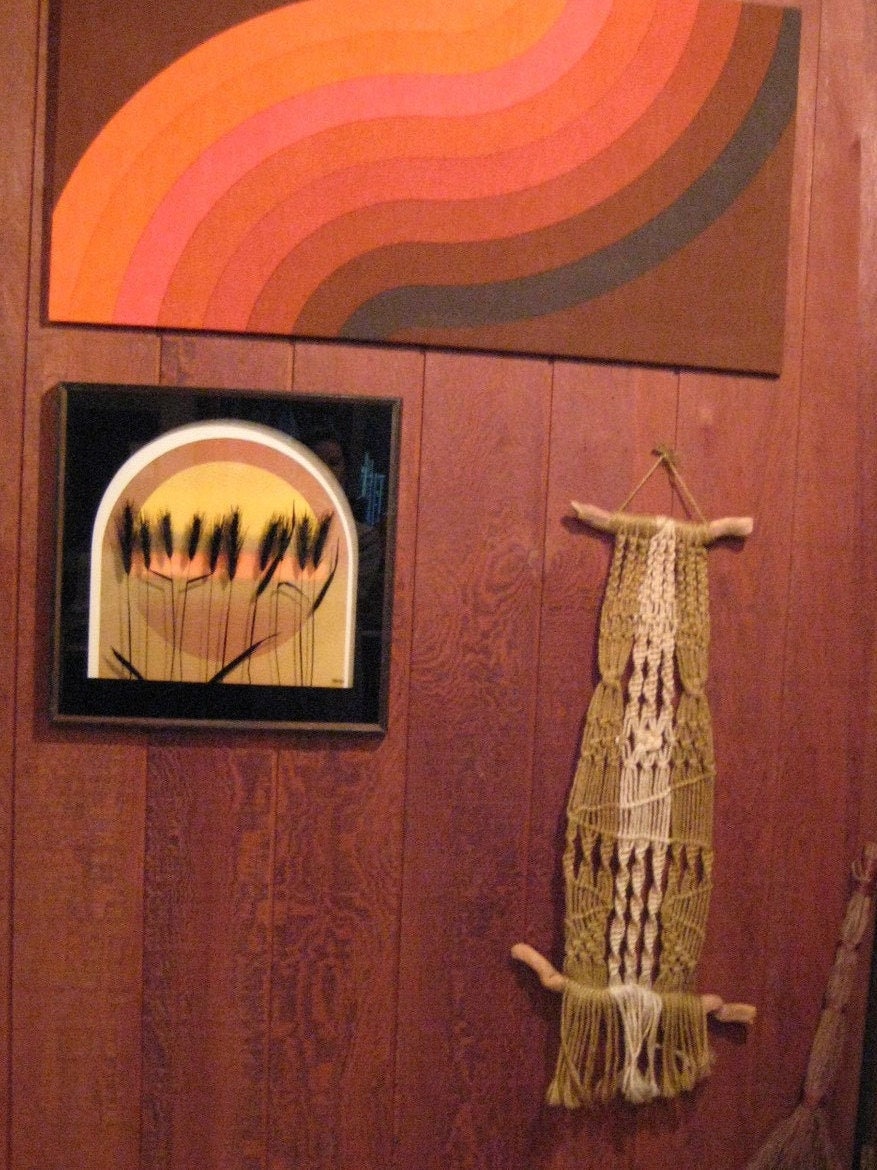 Vintage 60s / 70s Macrame and Driftwood Wall Hanging | Shop THRILLING