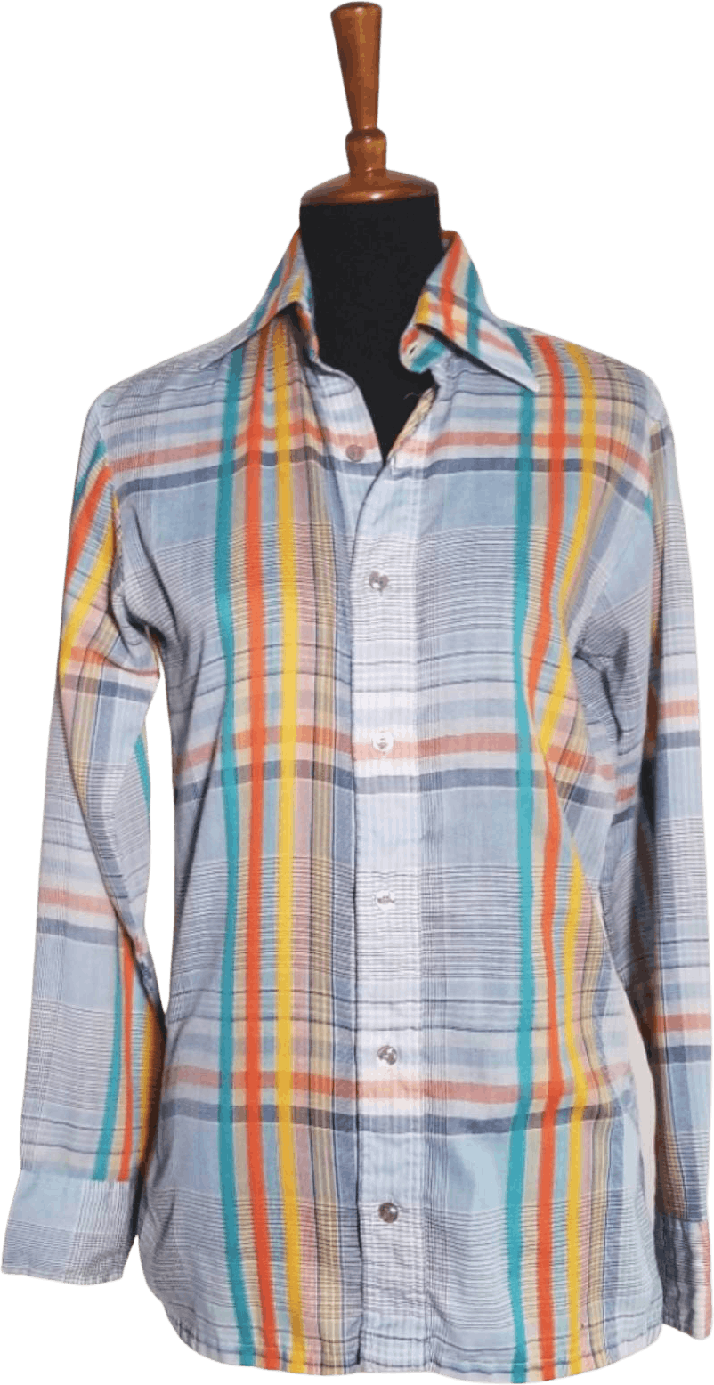 Vintage 70’s Retro Plaid Button Up | Shop THRILLING