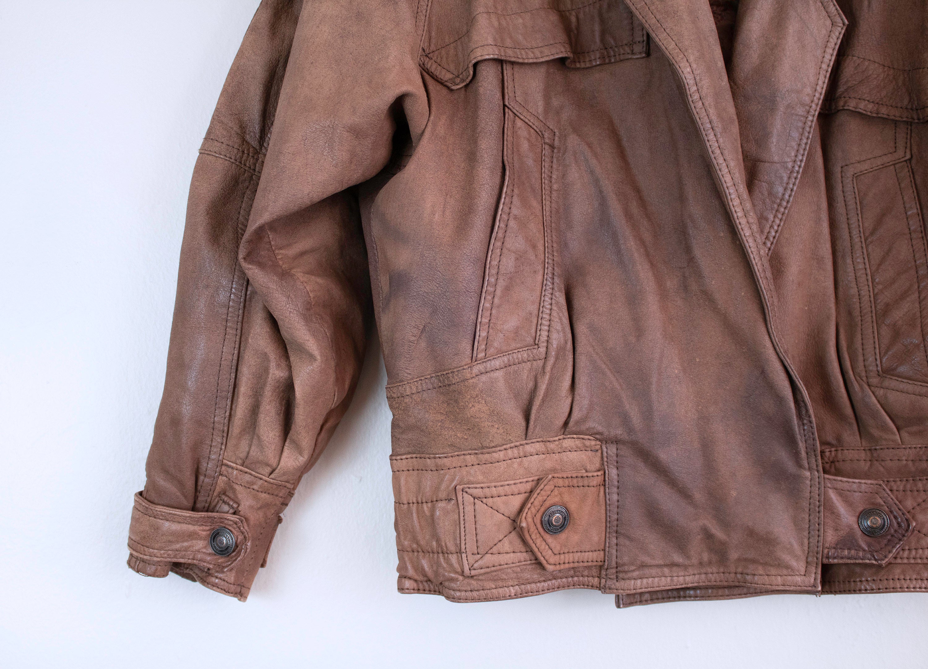 Vintage Soft Brown Leather Jacket by Adventure Bound | Shop THRILLING