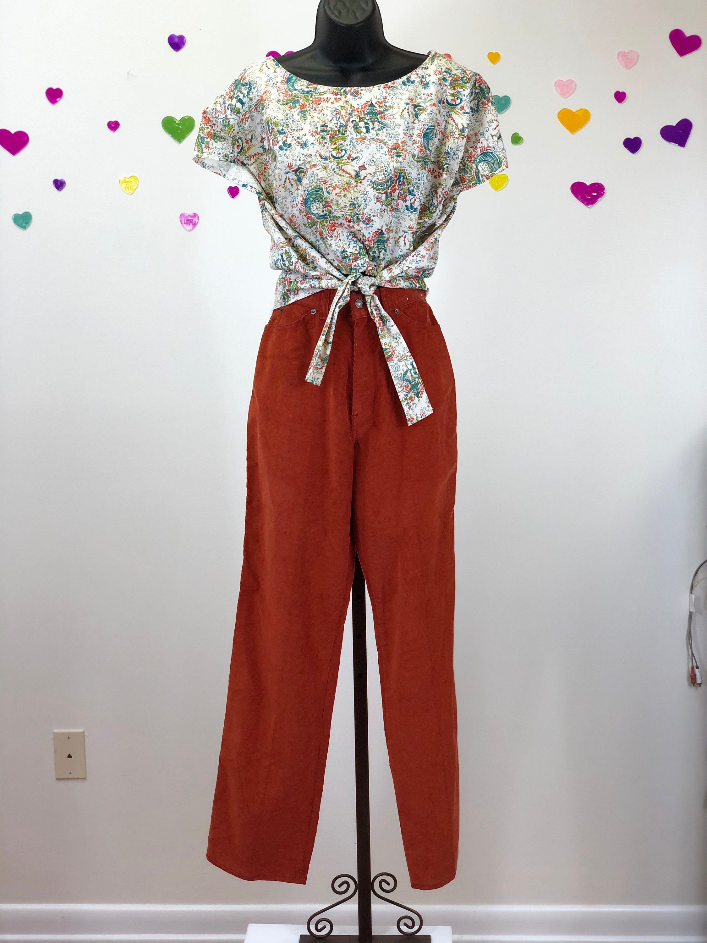 Vintage 70's Rust Orange Corduroy Jeans by Levi's | Shop THRILLING